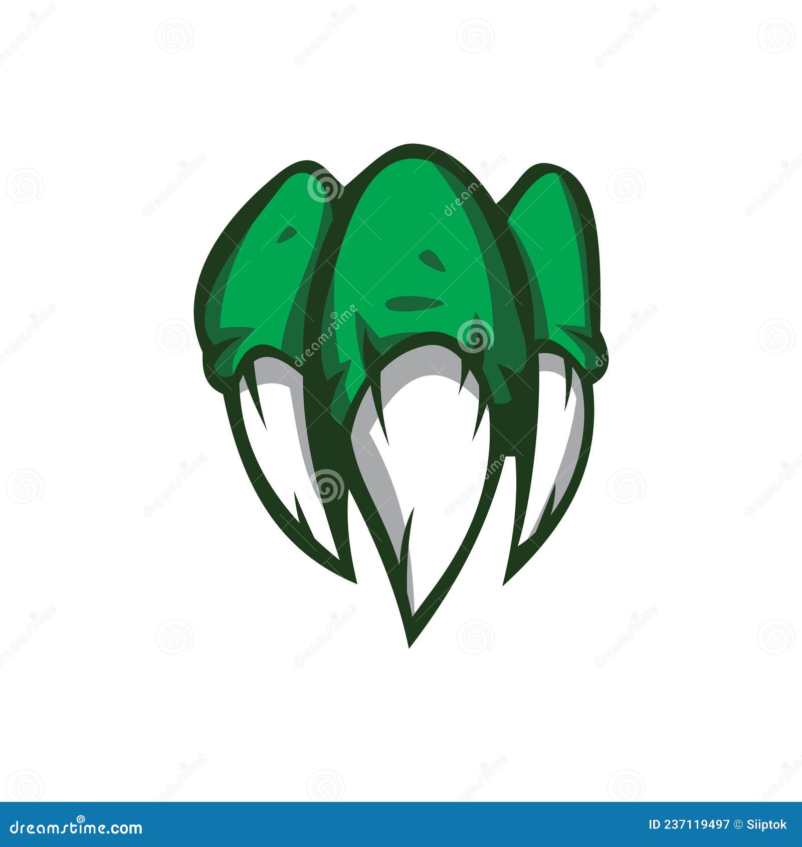 Monster Claw Art Logo Design Stock Vector - Illustration of claw ...