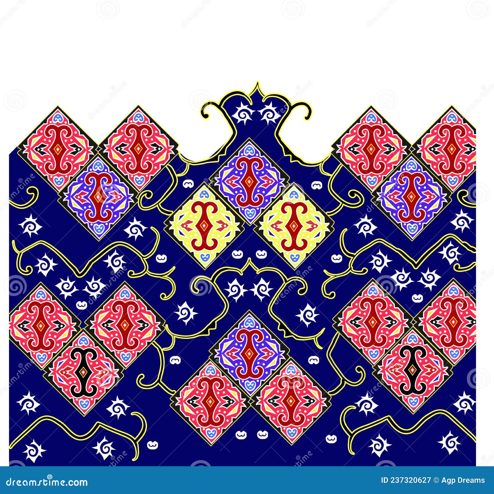 Motif Batik Parang Rusak Jawa Cartoon Vector | CartoonDealer.com #242238697