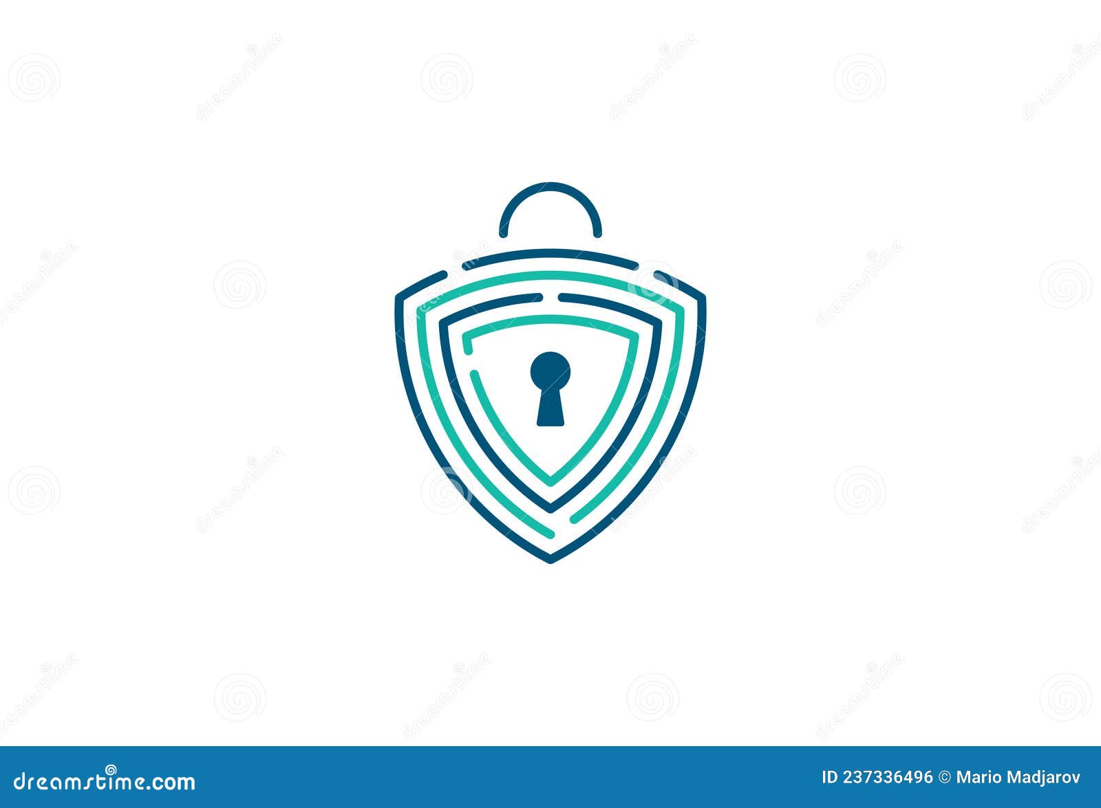 Data Protection Symbol Design. Vector Logo Template. a Database Shield ...