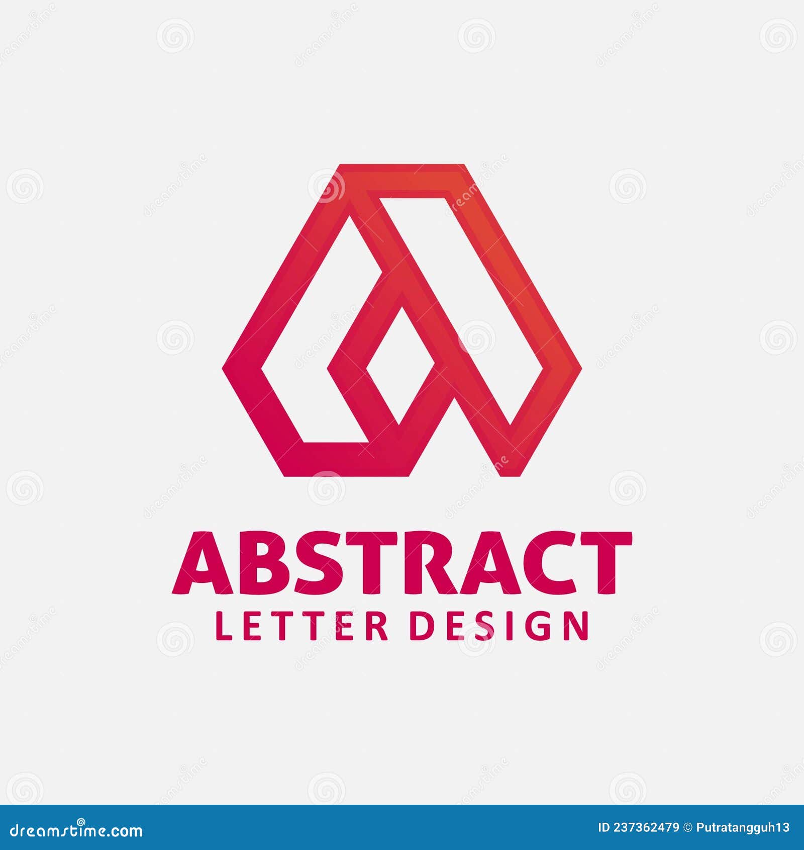 Letter a Abstract Logo Design Stock Vector - Illustration of logotype ...