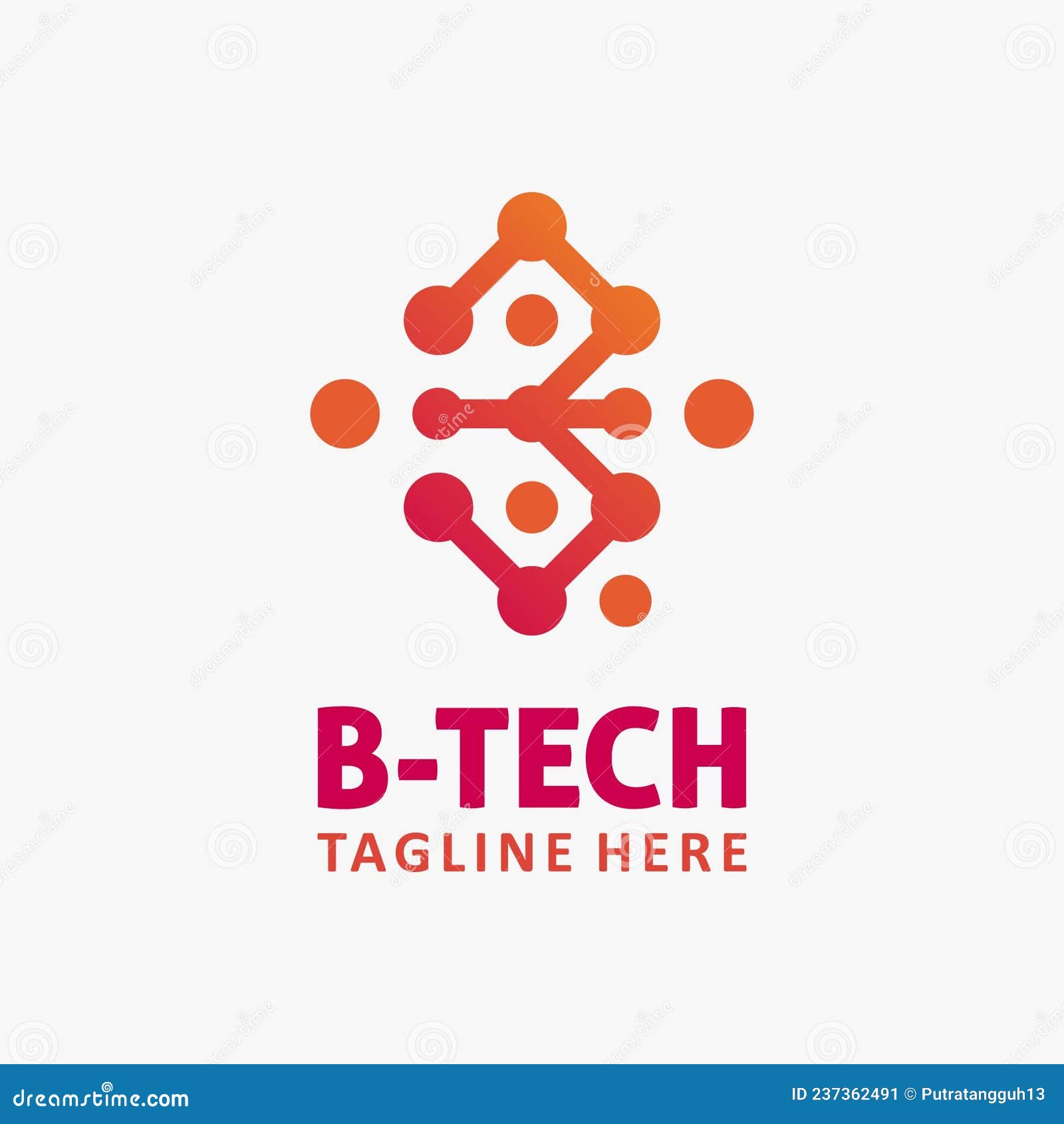 Letter B Wire Tech Logo Design Stock Vector - Illustration of clean ...