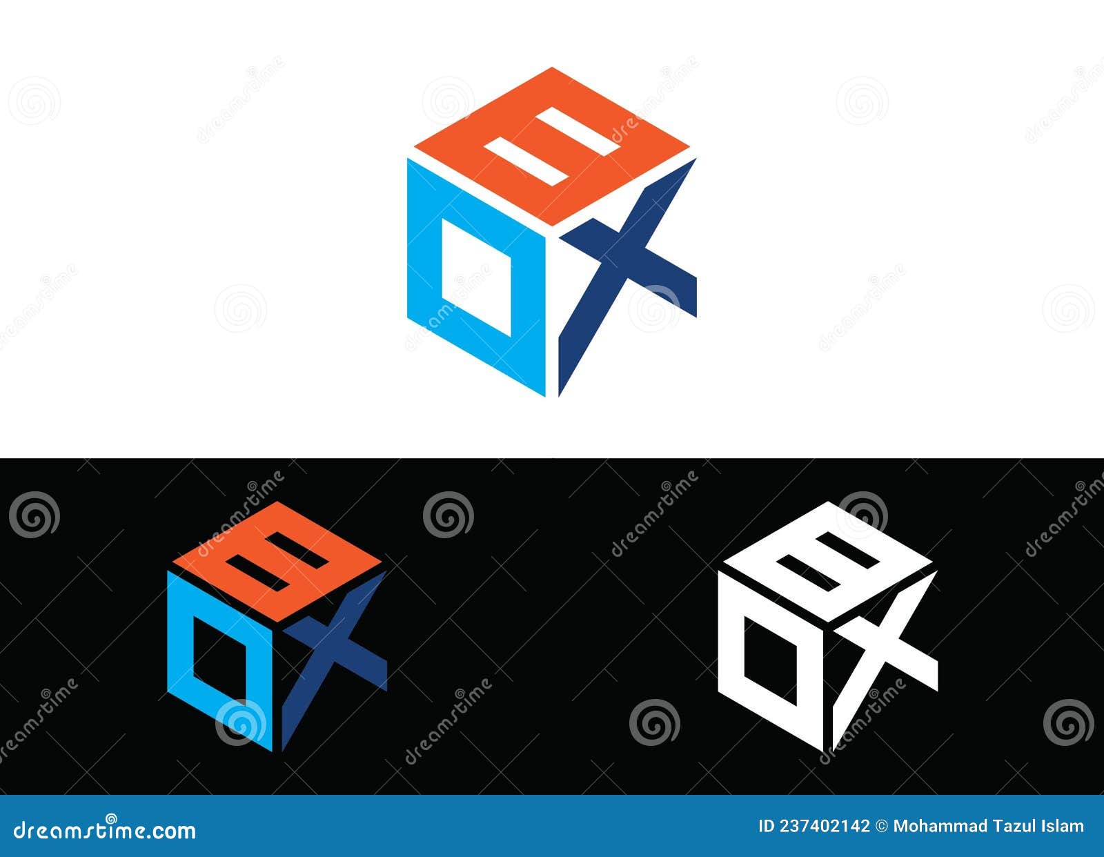 Box Logo or Icon Design Vector Image Template Stock Vector ...