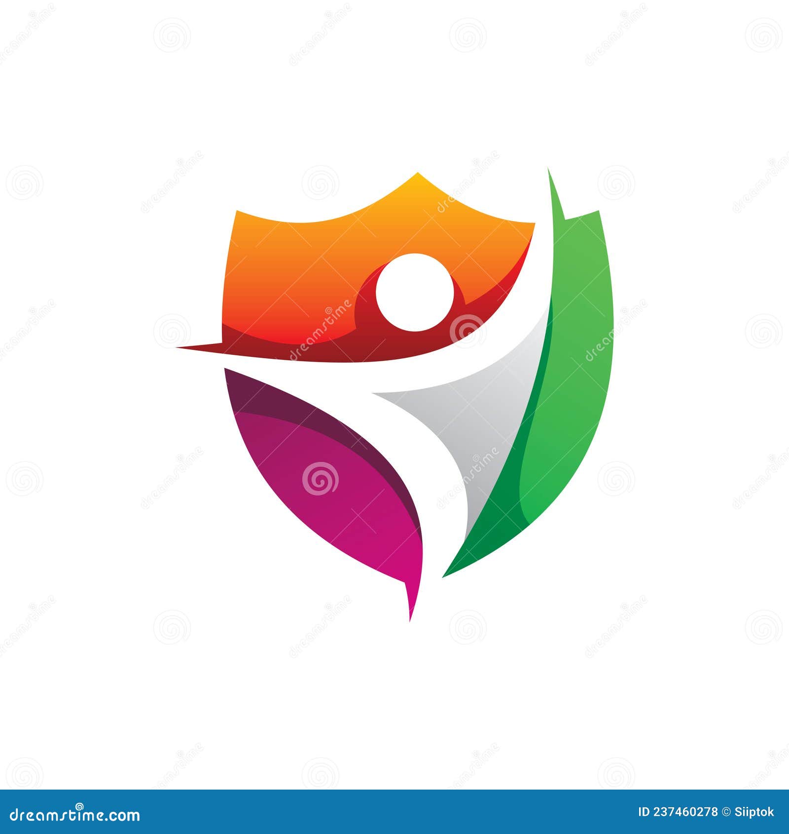 People Community Shield Logo Design Stock Vector - Illustration of icon ...