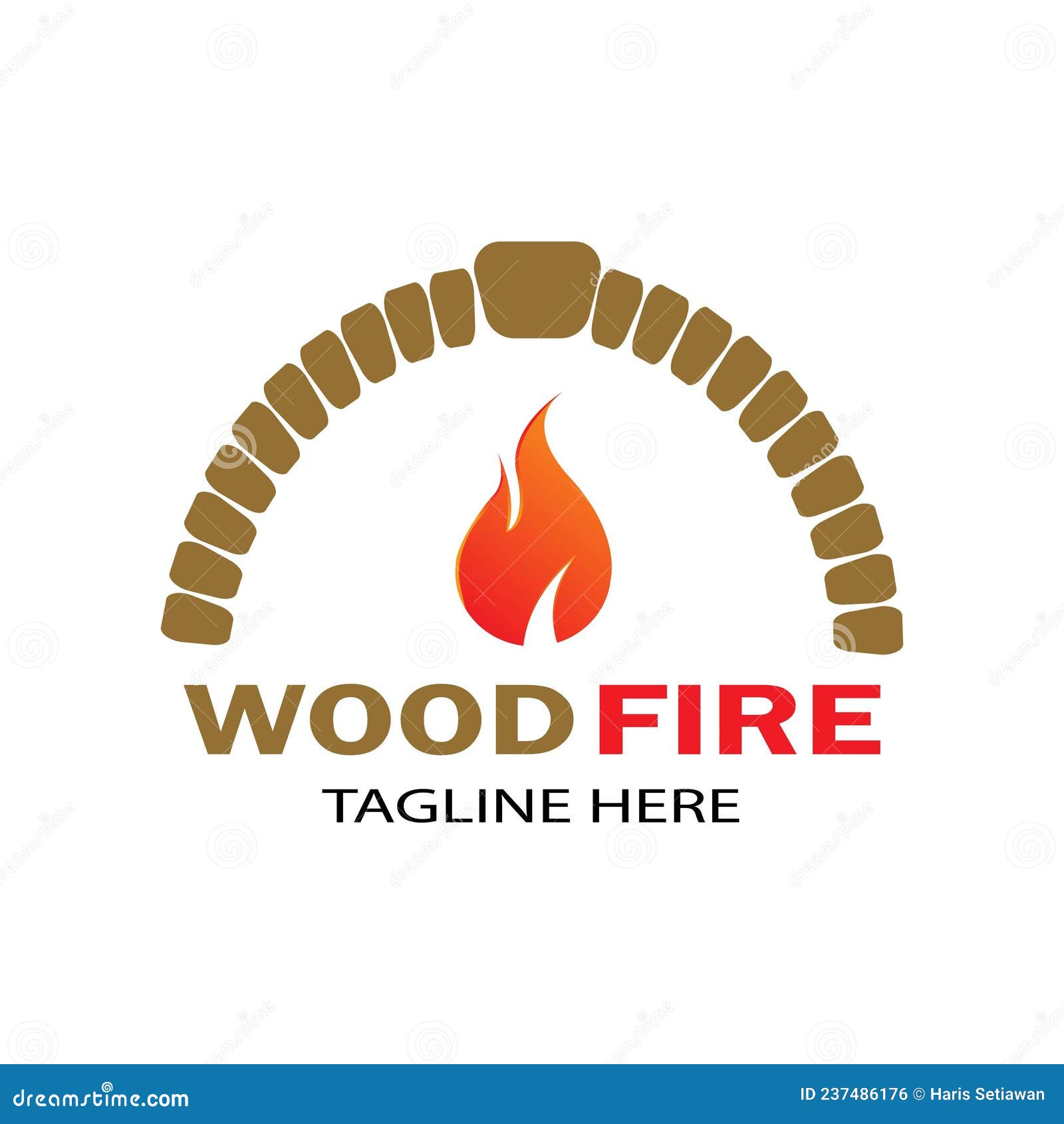 Firewood Vector in Classic Style Stock Vector - Illustration of label ...