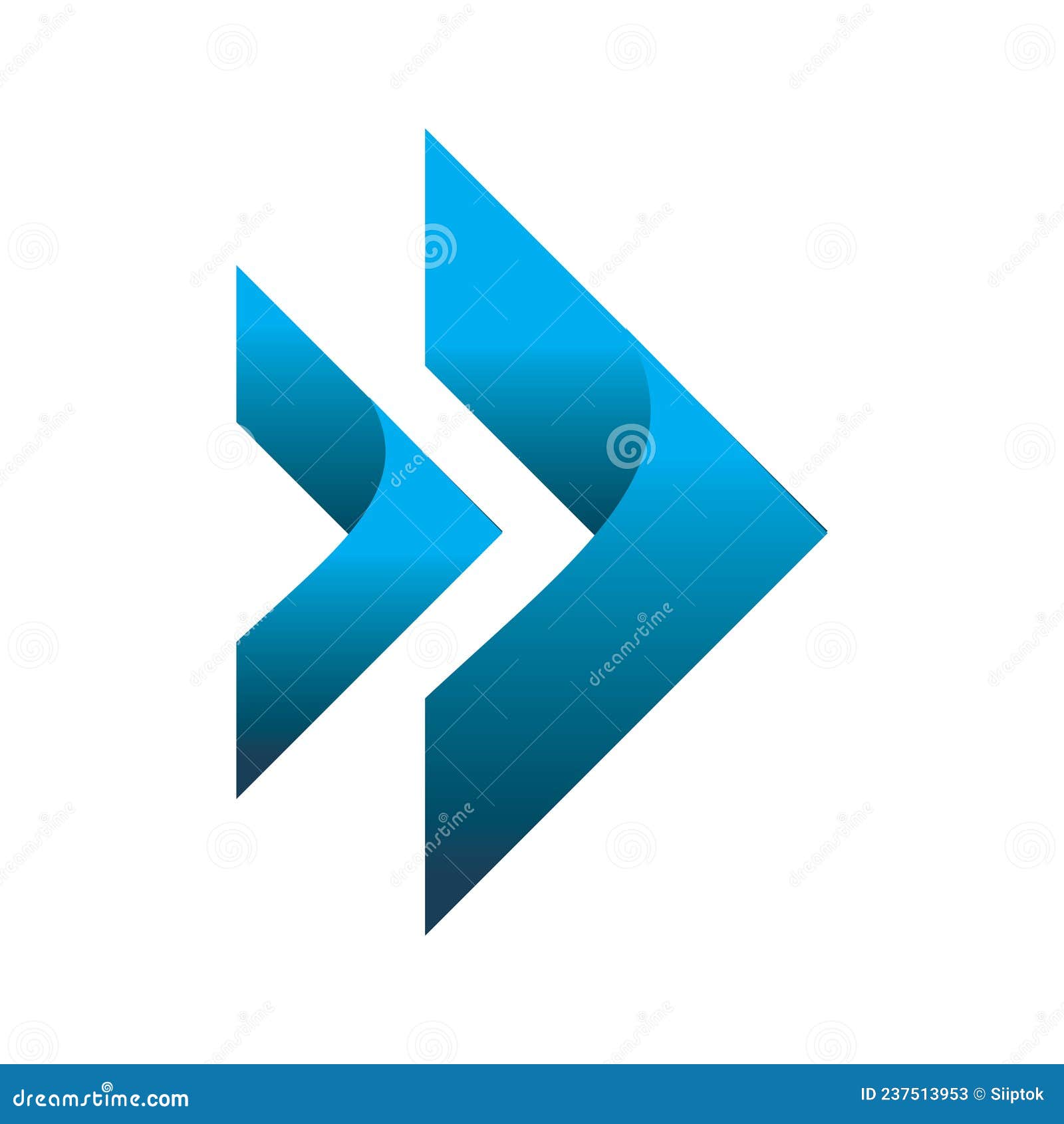 Blue Arrow Group Logo Design Stock Vector - Illustration of curve ...