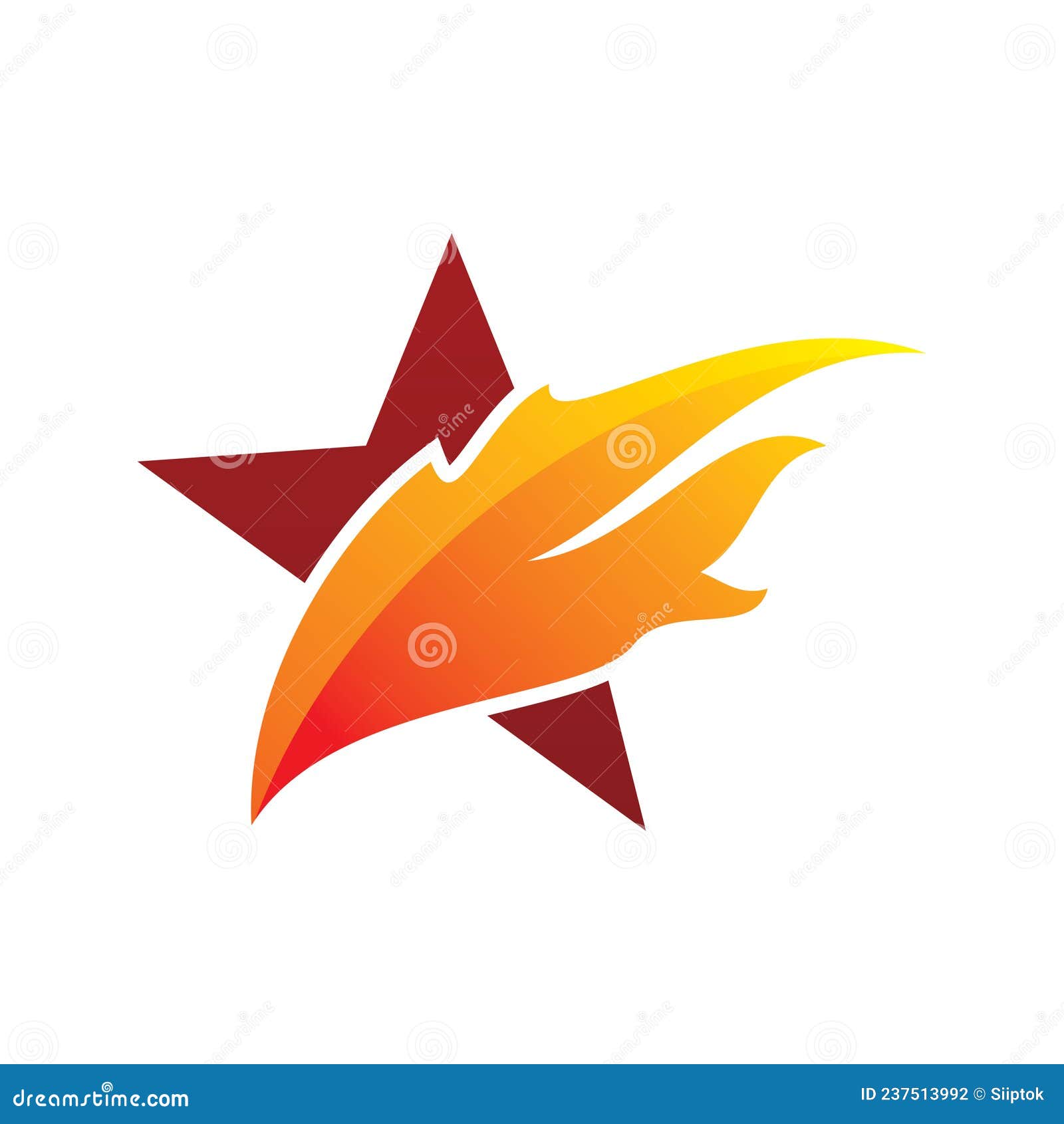 Star Fire Flame Logo Design Stock Vector - Illustration of abstract ...