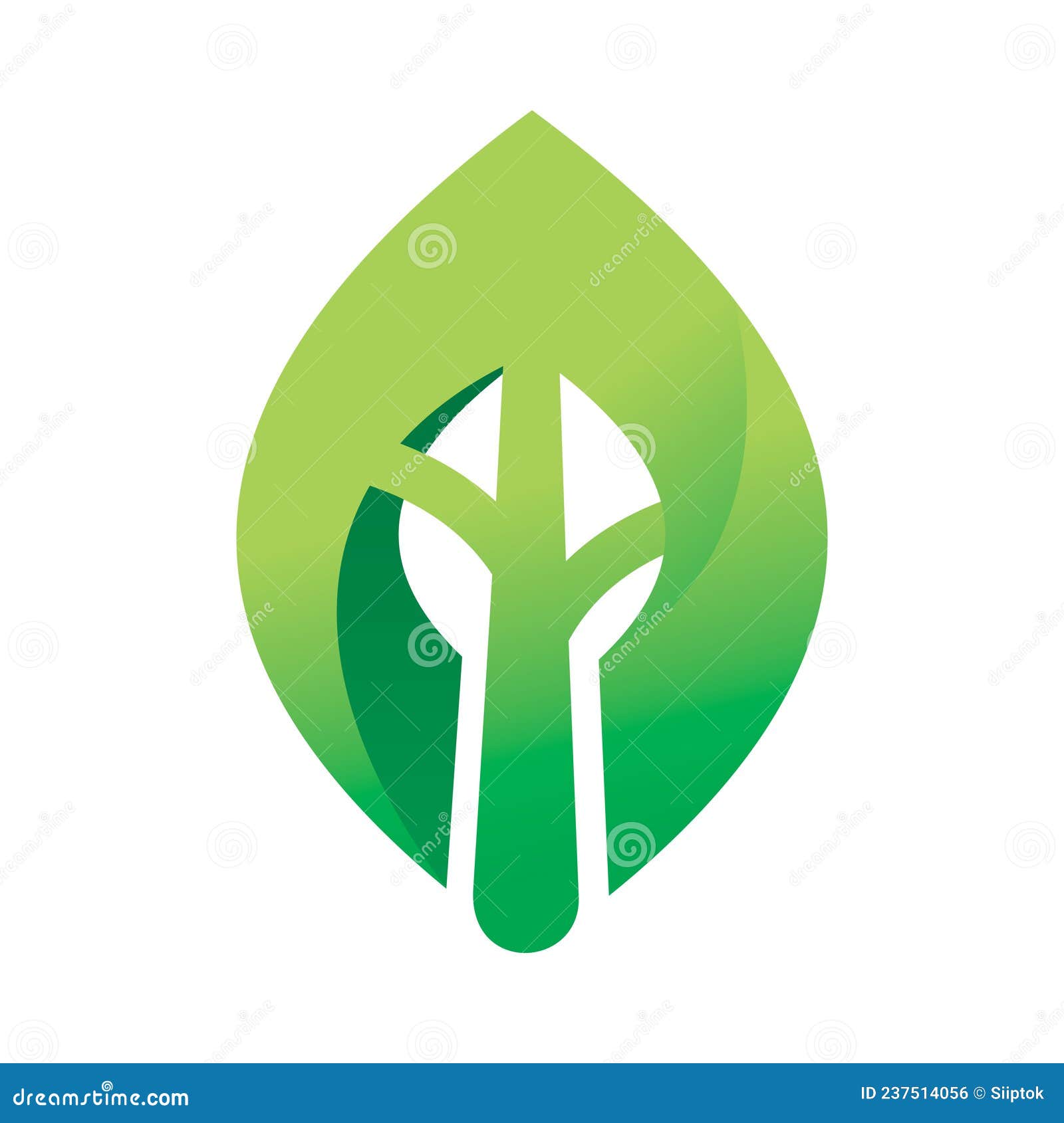Modern 3d Nature Leaf Tree Logo Design Stock Vector - Illustration of ...