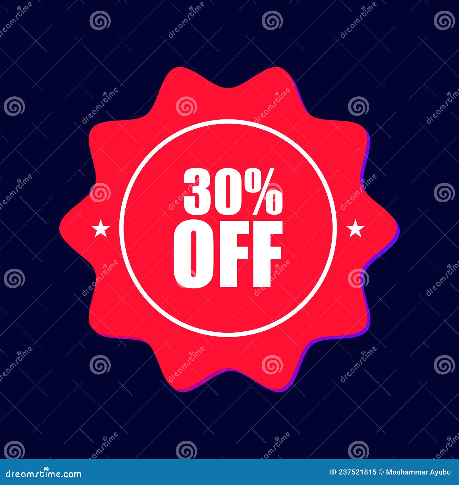 Discount Up To 30 Off Label Vector Template Design Illustration Stock ...