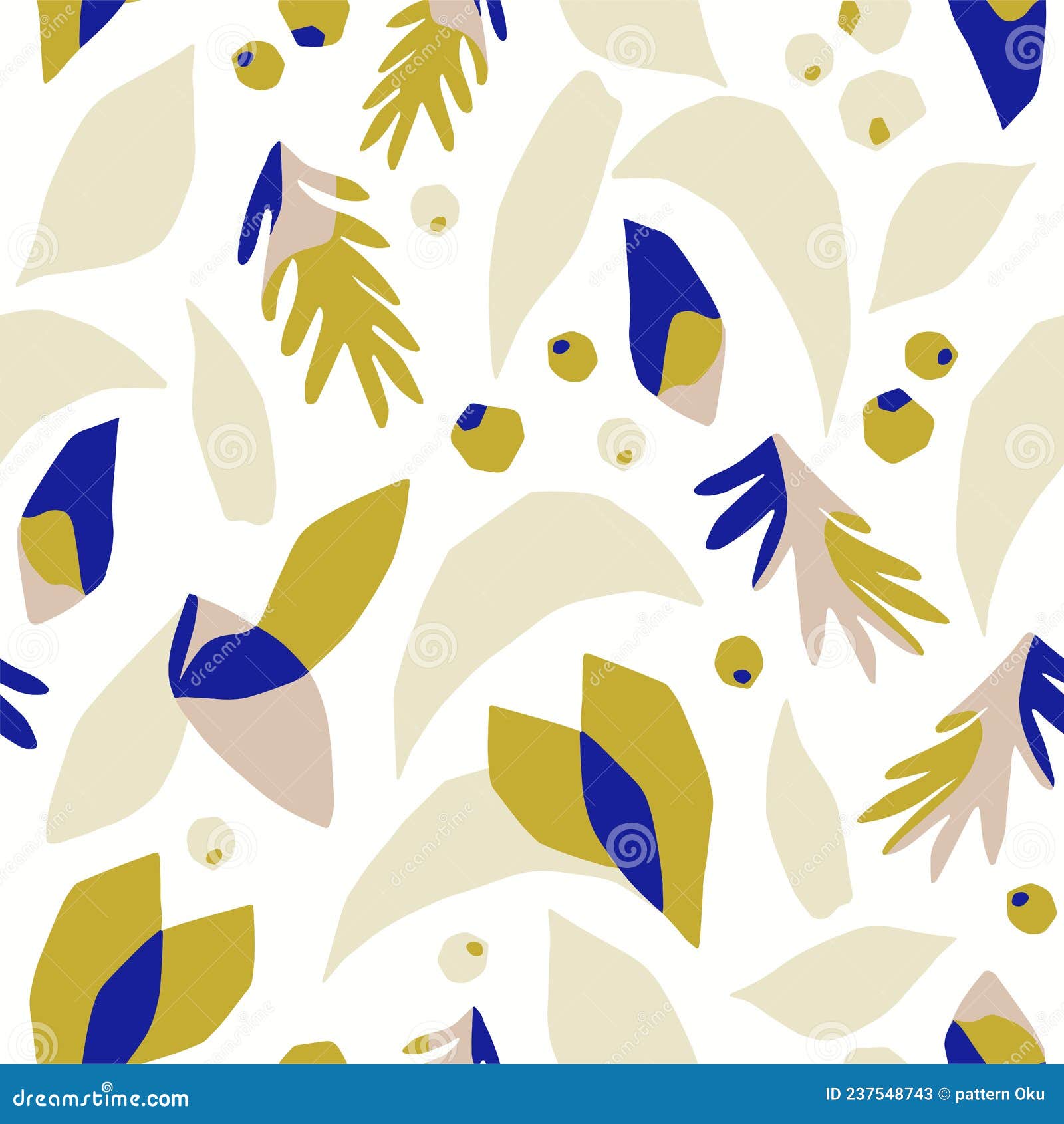 Vector Contemporary Modern Nature Inspiration Motif Illustration ...