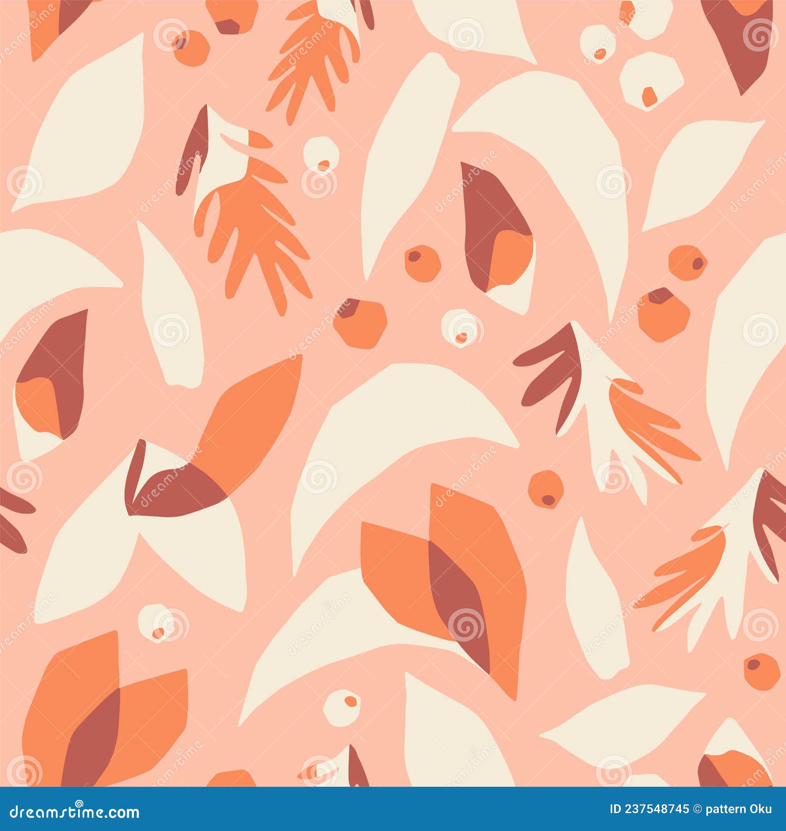 Vector Contemporary Modern Nature Inspiration Motif Illustration ...