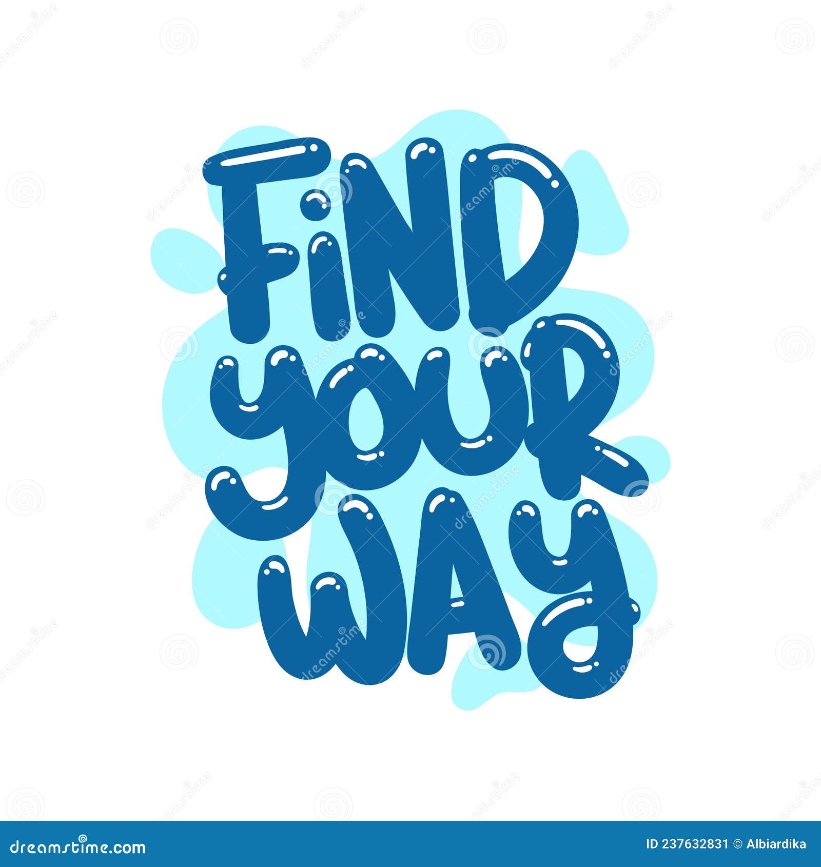 Find Your Way Quote Text Typography Design Graphic Vector Stock Vector ...