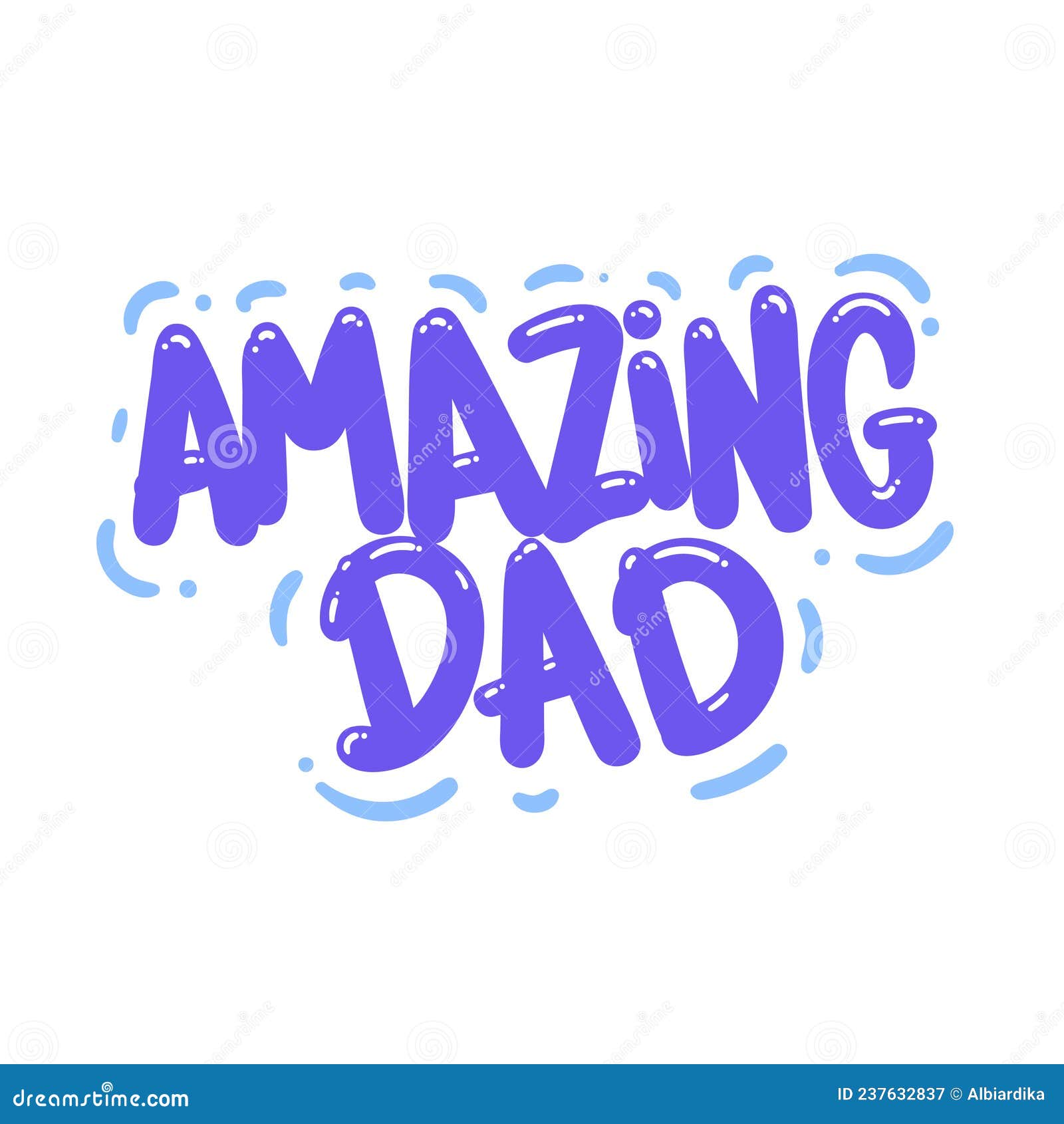 Amazing Dad Quote Text Typography Design Graphic Vector Illustration ...