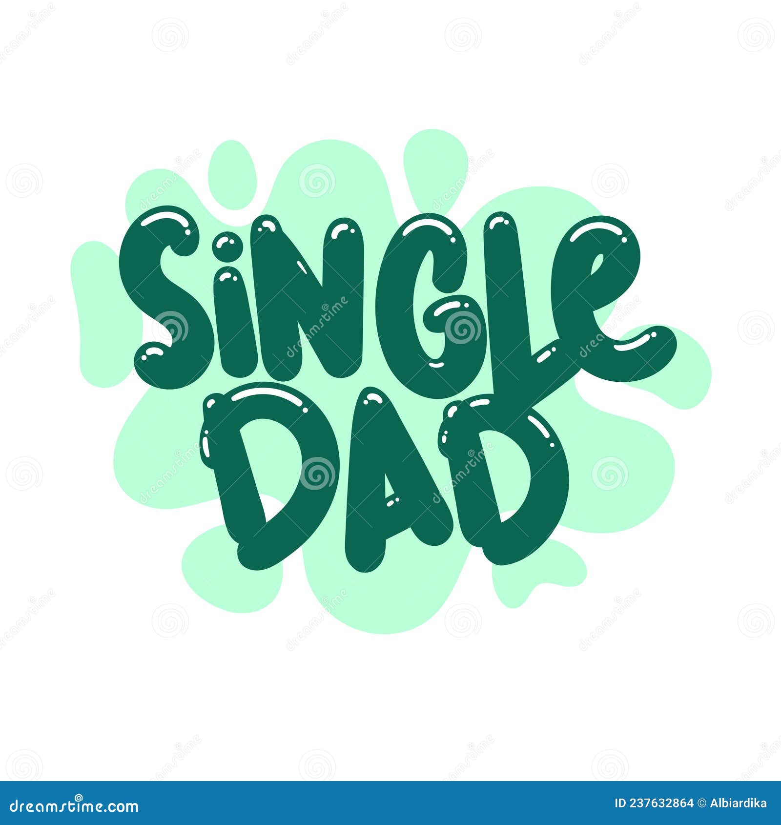 Single Dad Quote Text Typography Design Graphic Vector Illustration ...