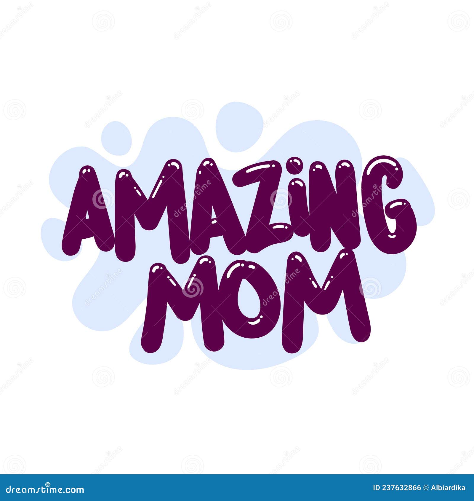Amazing Mom Quote Text Typography Design Graphic Vector Illustration ...