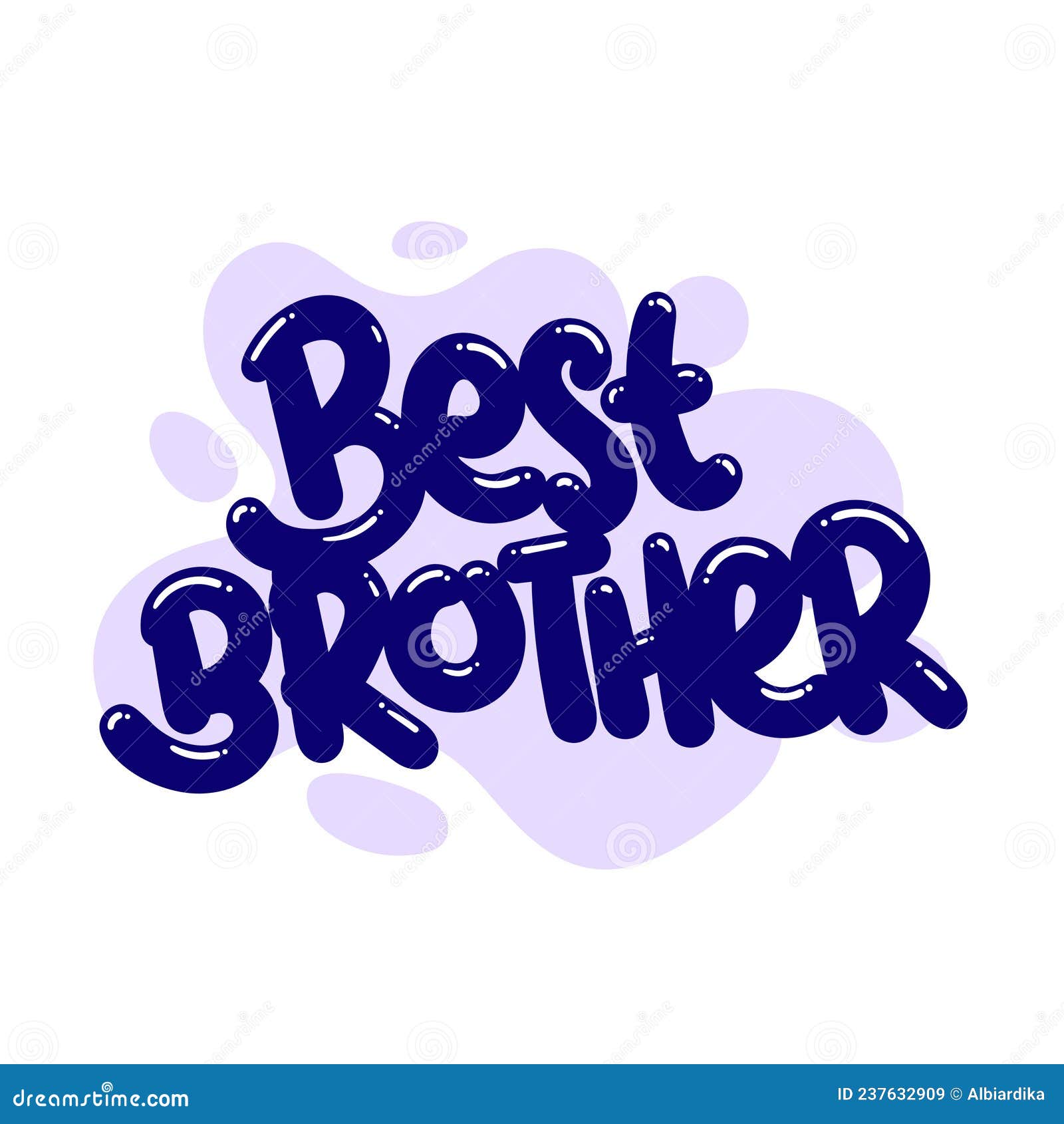 Best Brother Quote Text Typography Design Graphic Vector Illustration ...