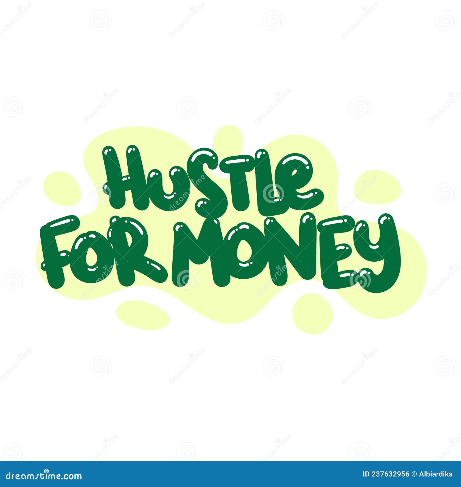 Hustle for Money Quote Text Typography Design Graphic Vector ...