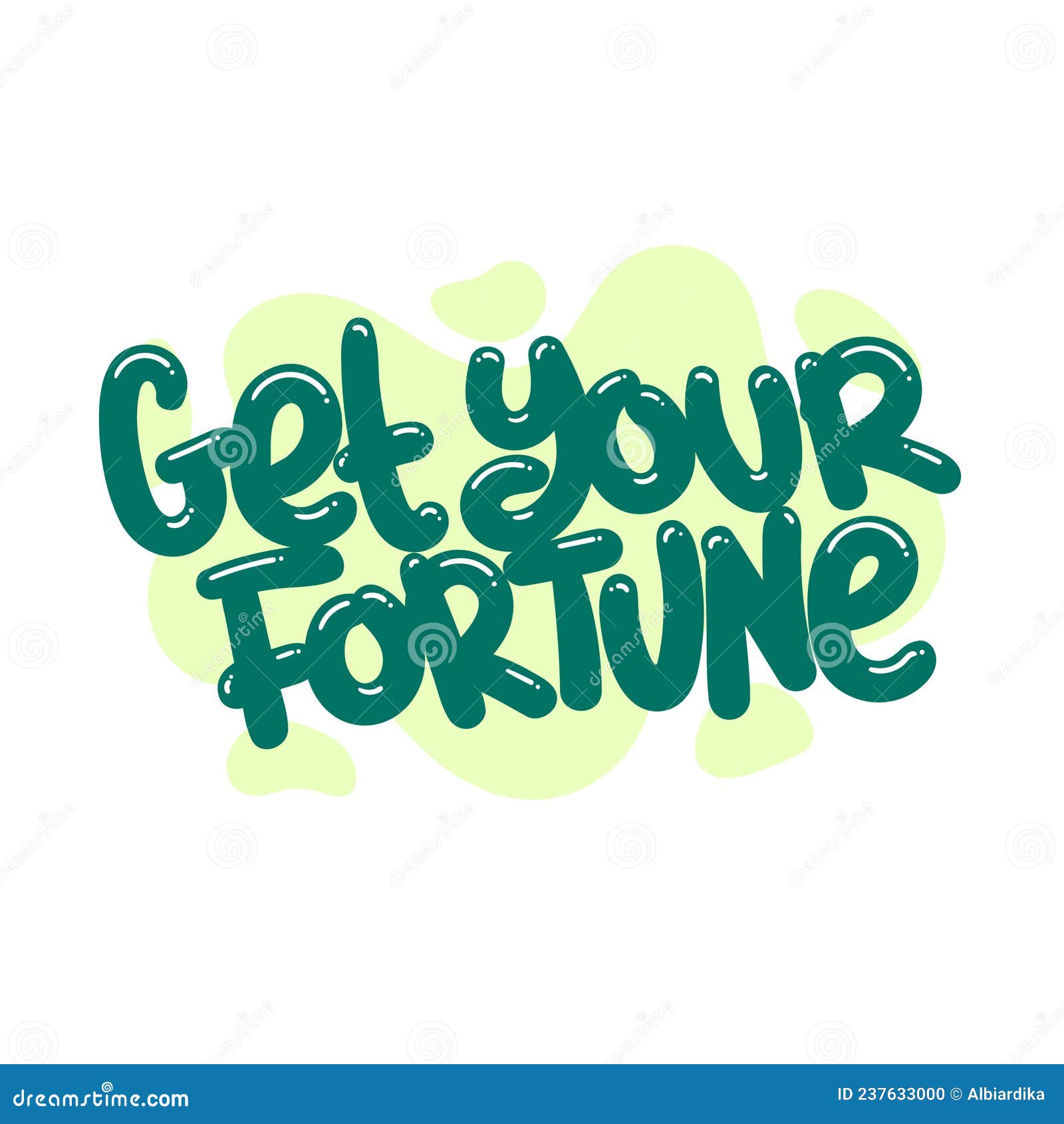 Get Your Fortune Quote Text Typography Design Graphic Vector ...