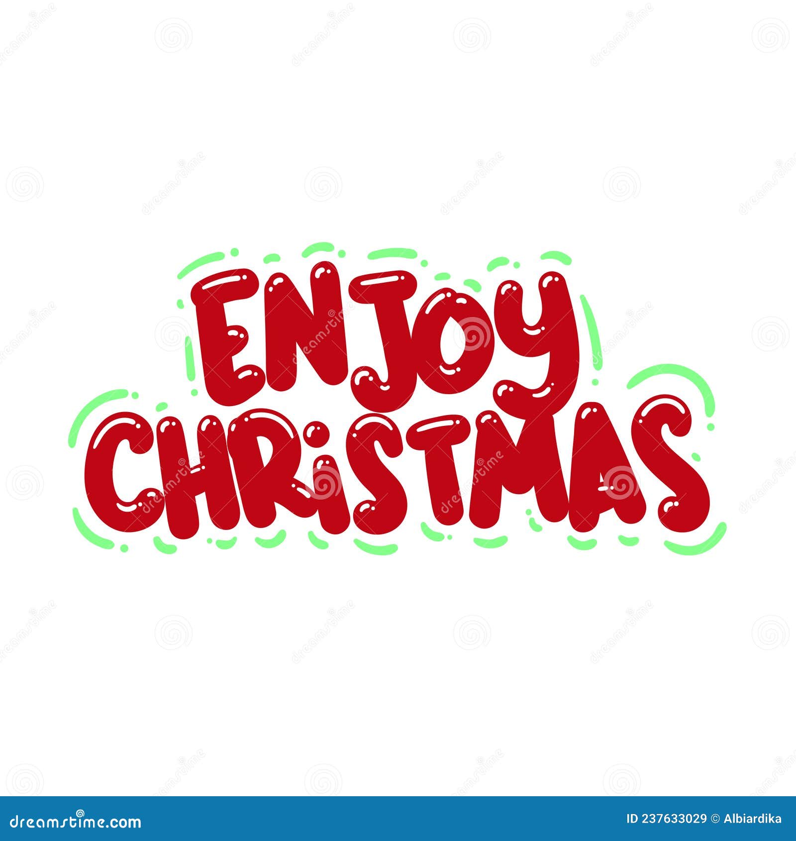 Enjoy Christmas Quote Text Typography Design Graphic Vector ...