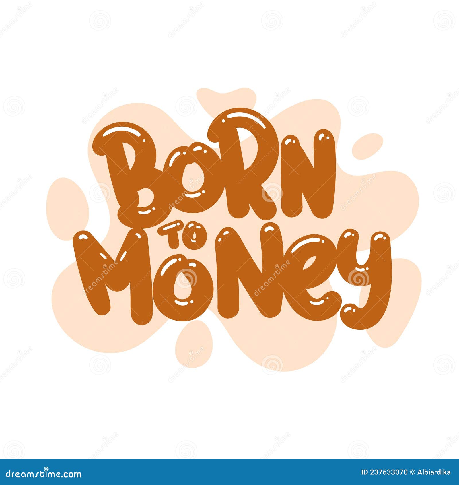 Born To Money Quote Text Typography Design Graphic Vector Illustration ...