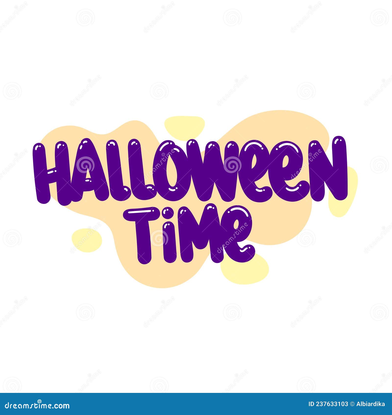 Halloween Time Quote Text Typography Design Graphic Vector Illustration ...
