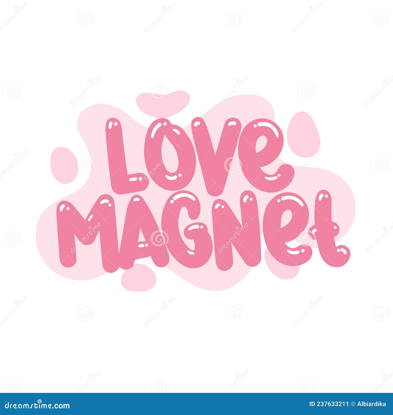 Love Magnet Quote Text Typography Design Graphic Vector Illustration ...