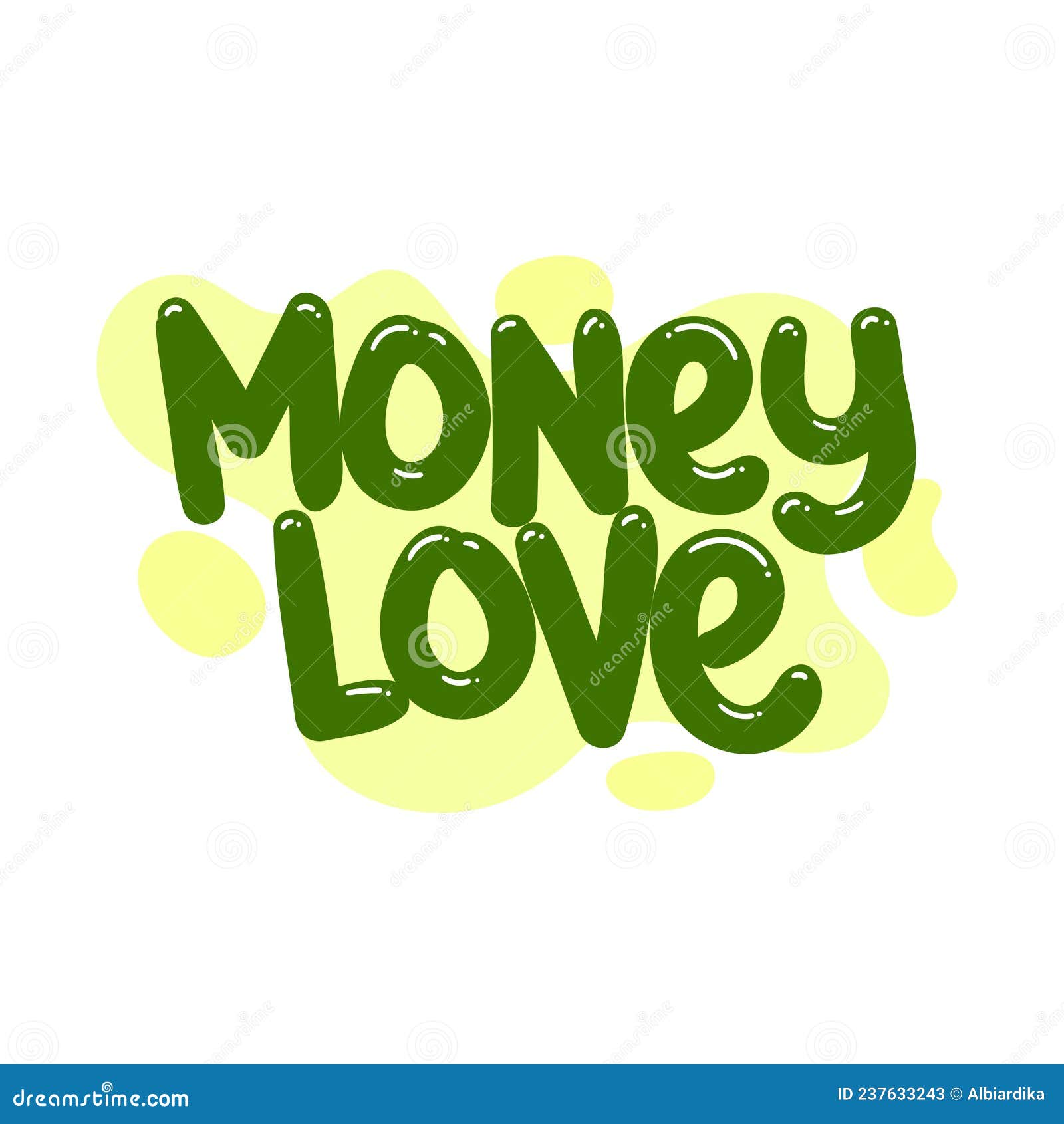 Money Love Quote Text Typography Design Graphic Vector Illustration ...