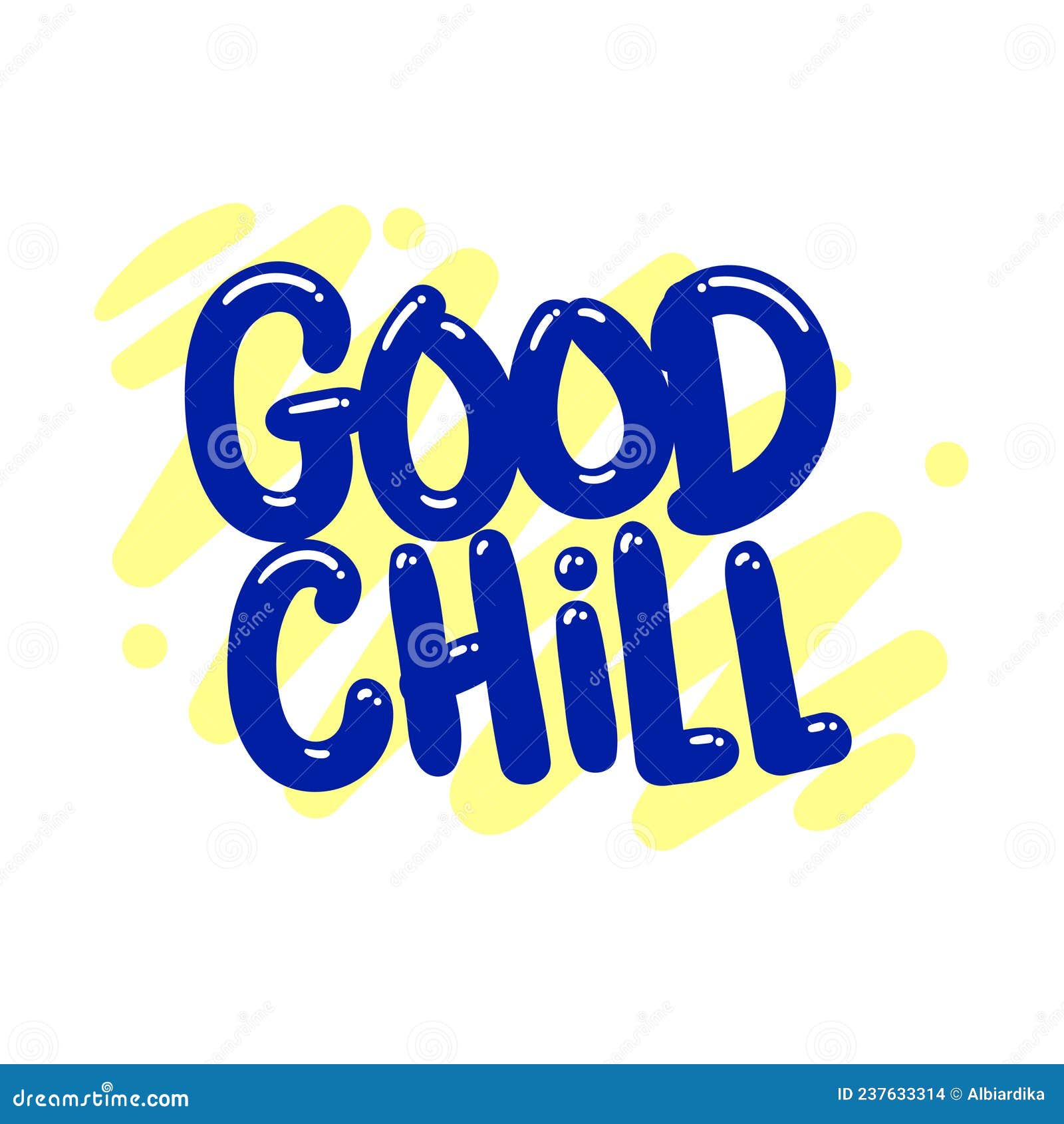 Good Chill Quote Text Typography Design Graphic Vector Illustration ...