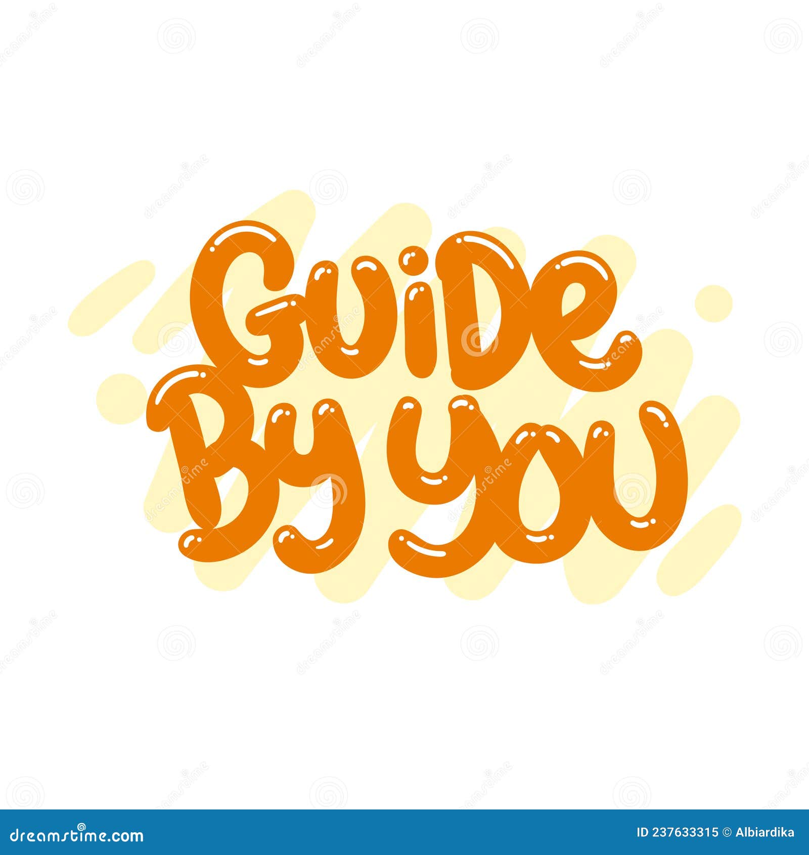 Guide by You Quote Text Typography Design Graphic Vector Illustration ...