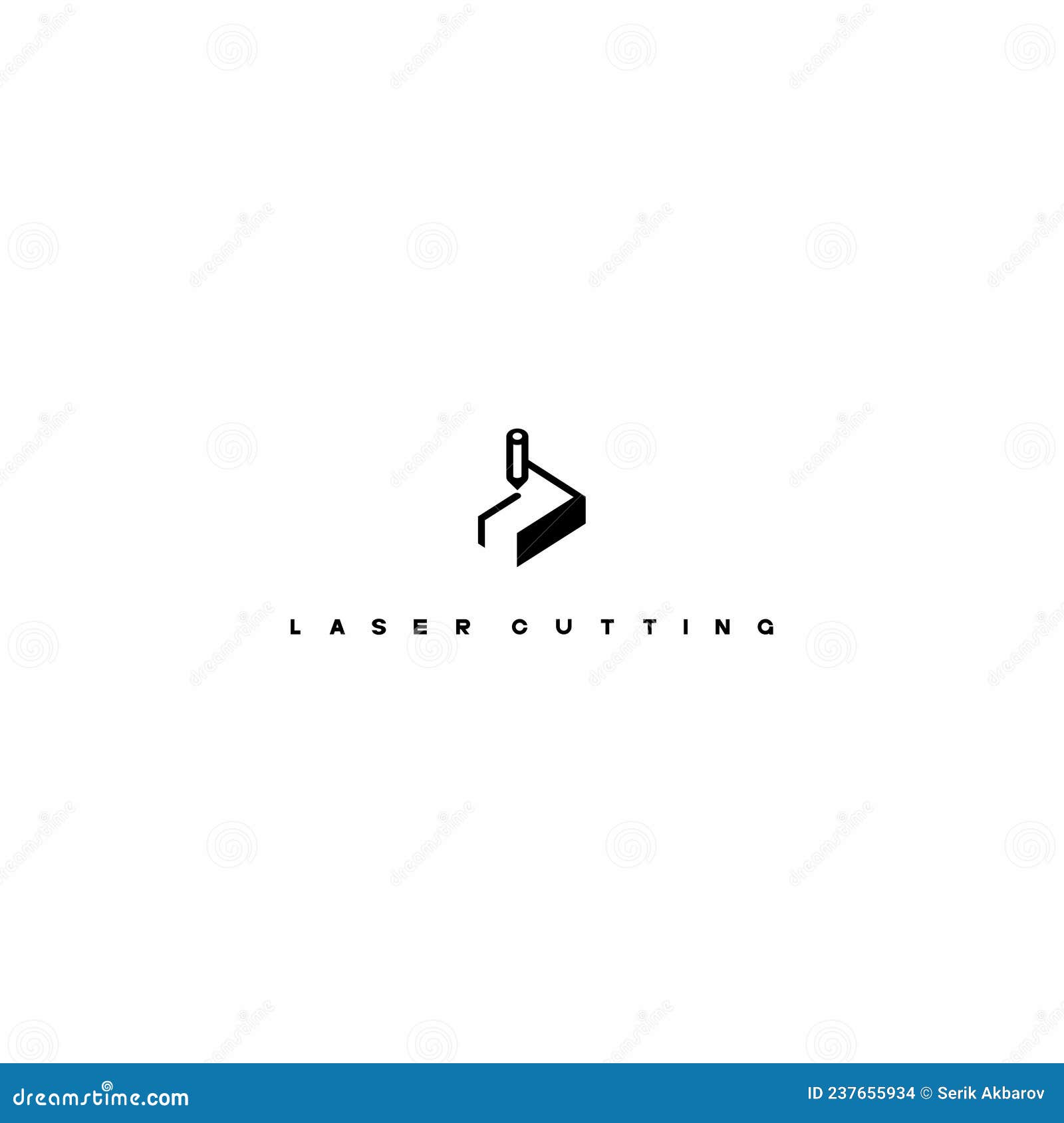 Illustration Consisting of an Image of a Laser Cutting Machine Stock ...