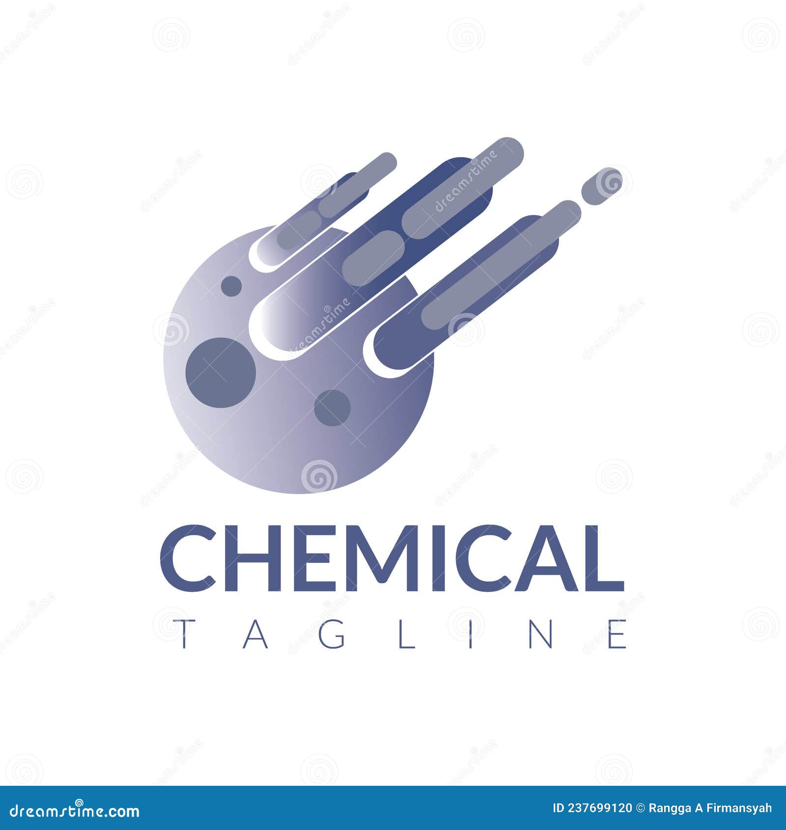 Logo Template for Chemical Company Stock Vector - Illustration of ...