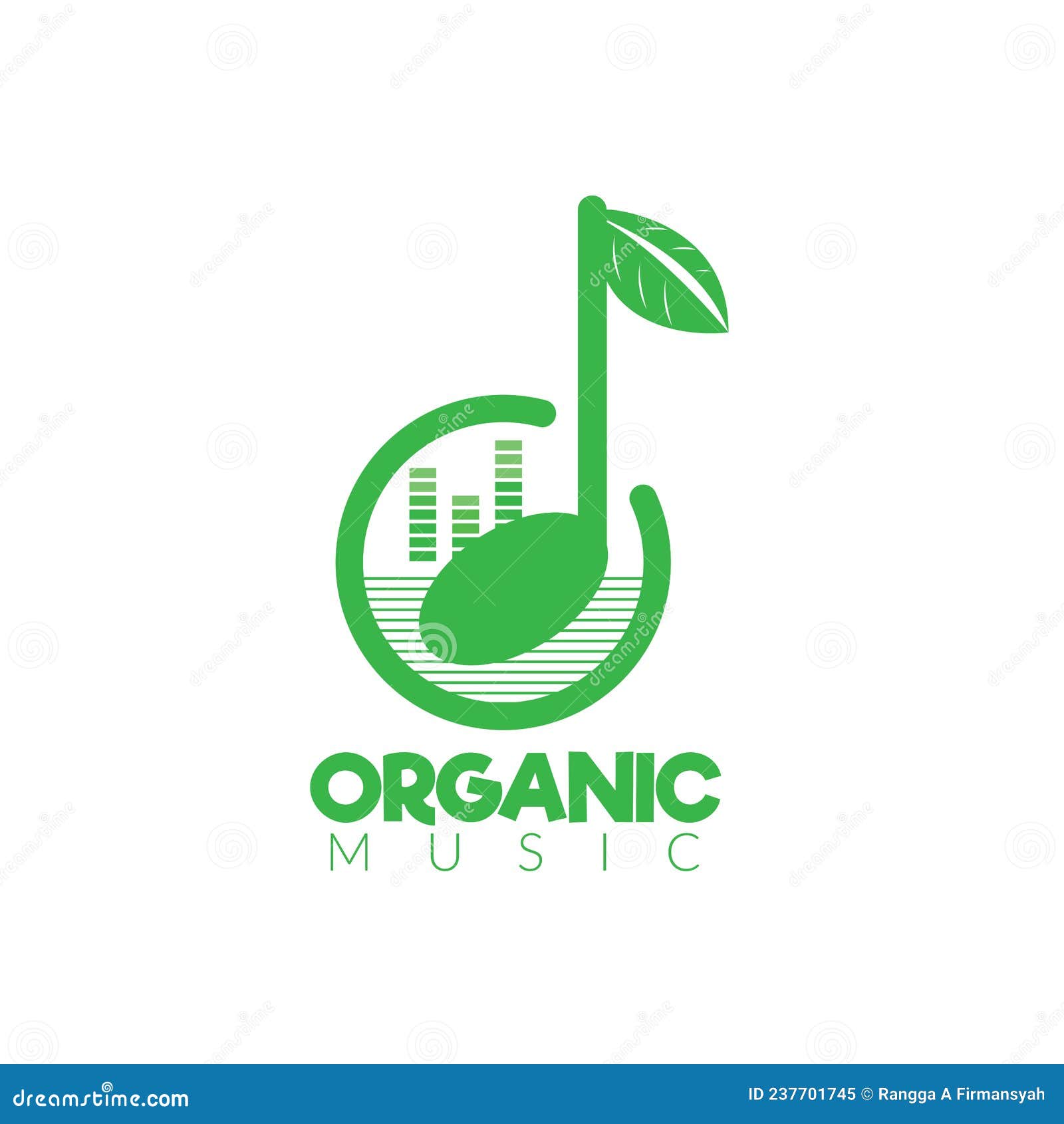 Music Not and Bars Suitable for Music Studio Logo Stock Vector ...