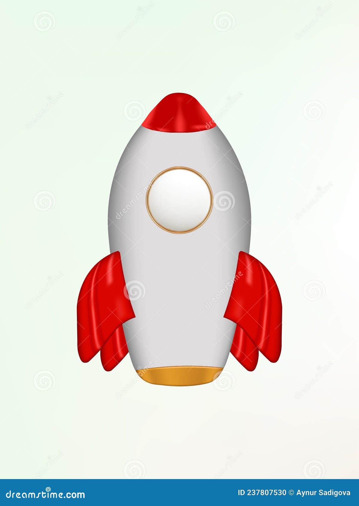 3d Rocket Space Ship Launch Background. Realistic Rocketship Spaceship ...