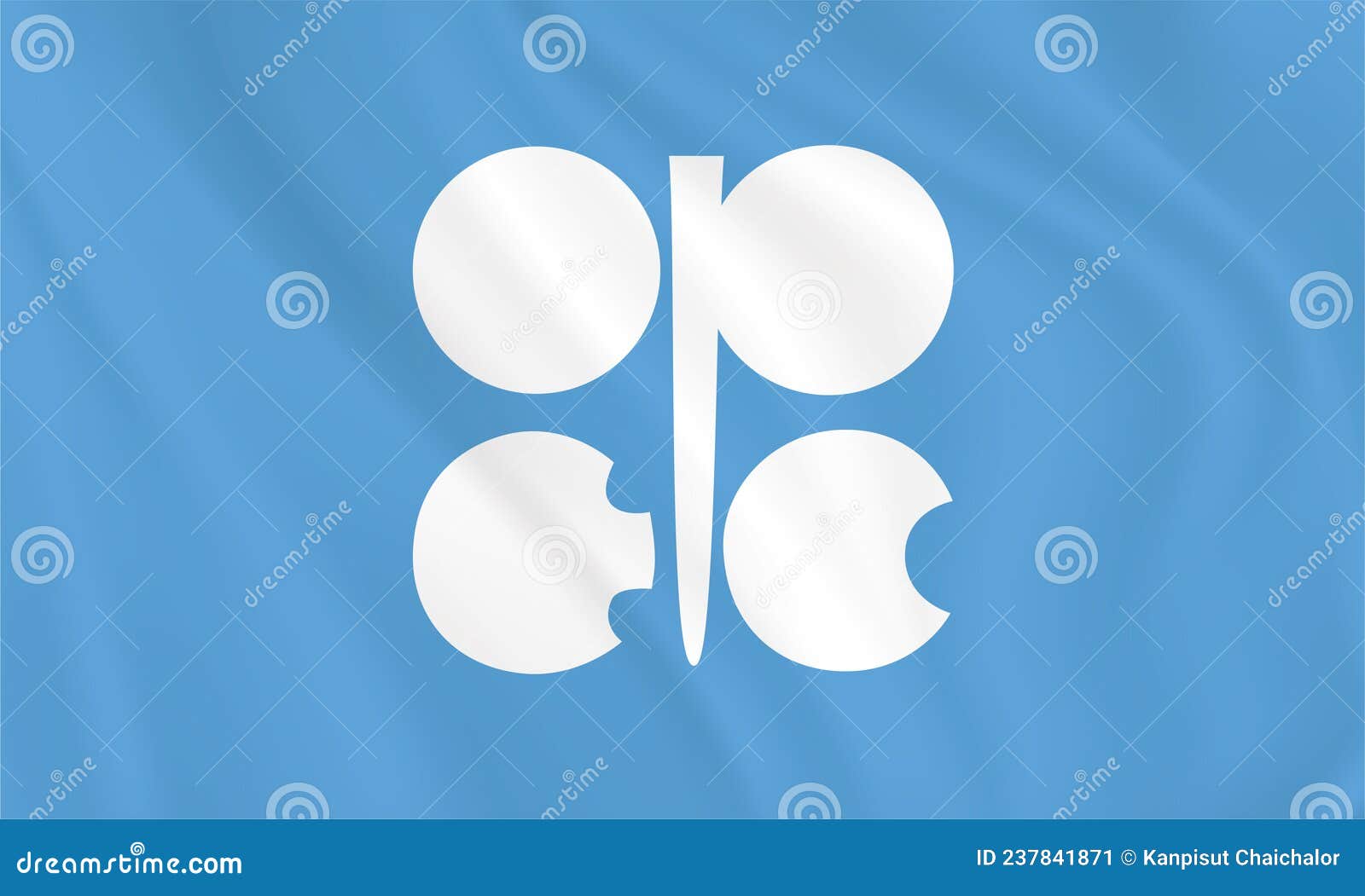 Flag of OPEC Organization of the Petroleum Exporting Countries OPEC ...