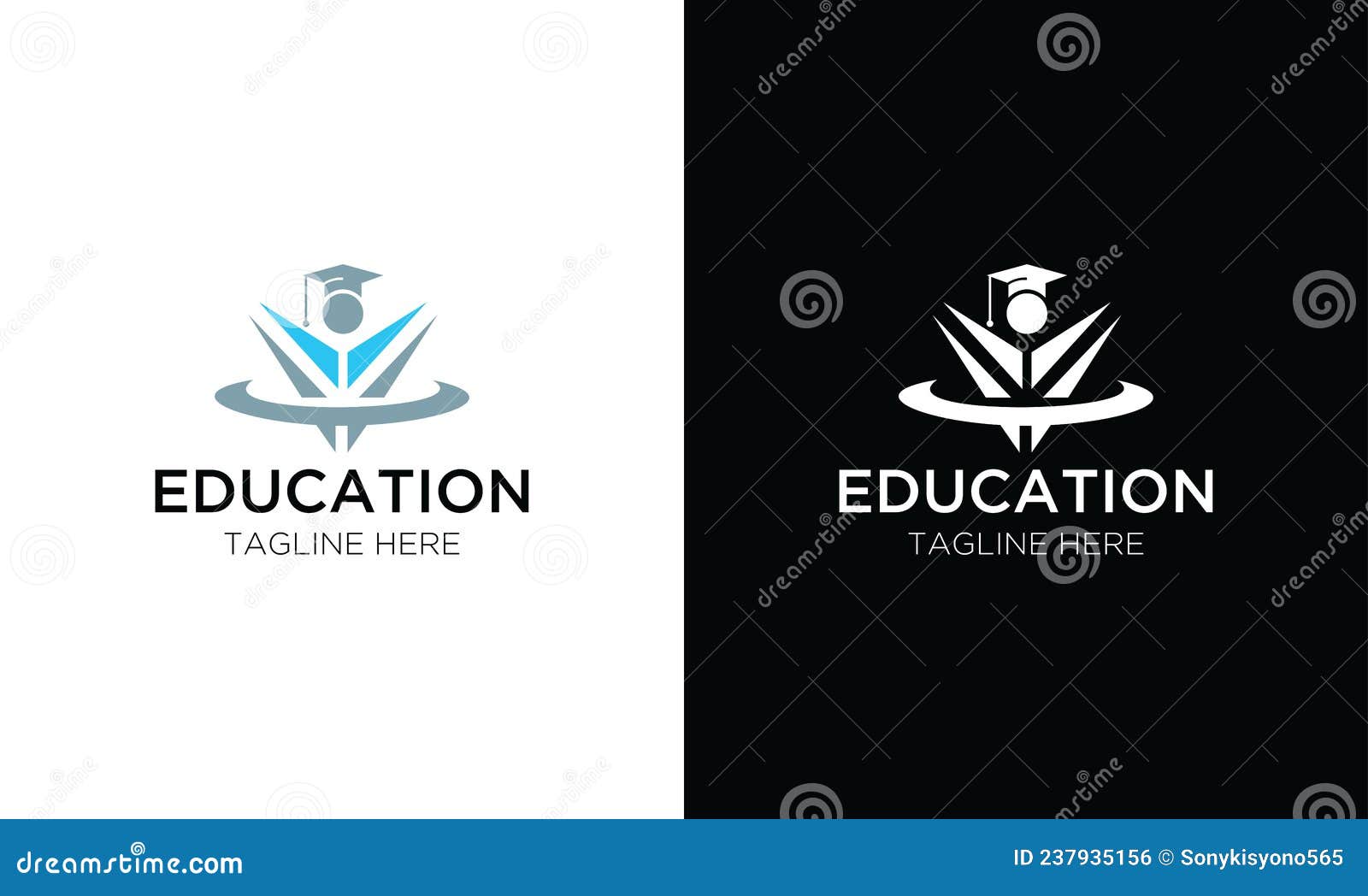 Abstract of Education Logo Design Template Stock Vector - Illustration ...