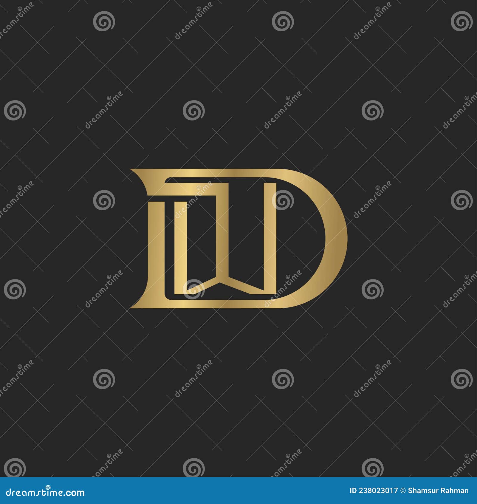 Alphabet Initials Logo DW, WD, D and W Stock Vector - Illustration of ...
