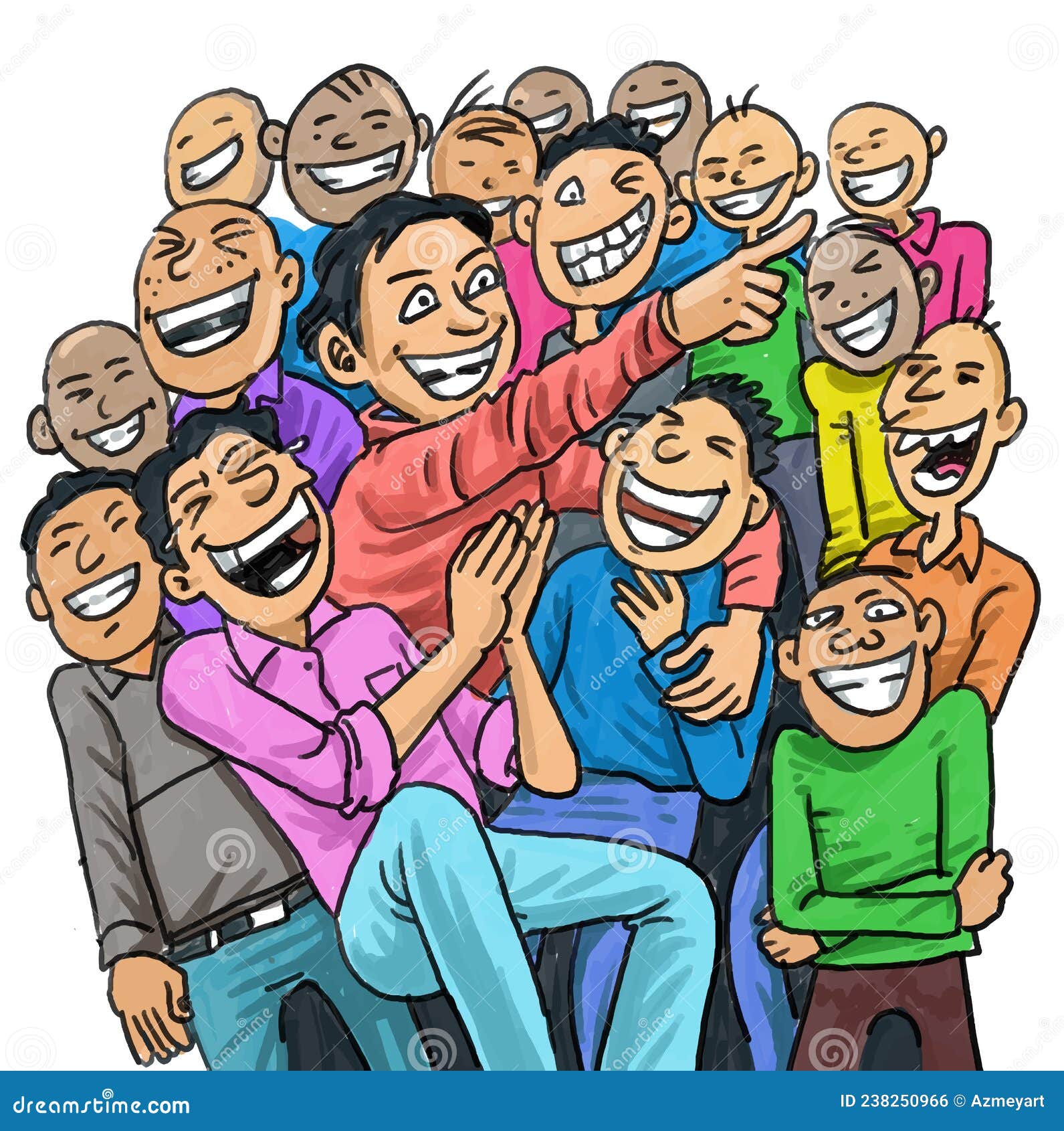Laughing Audience Cartoon