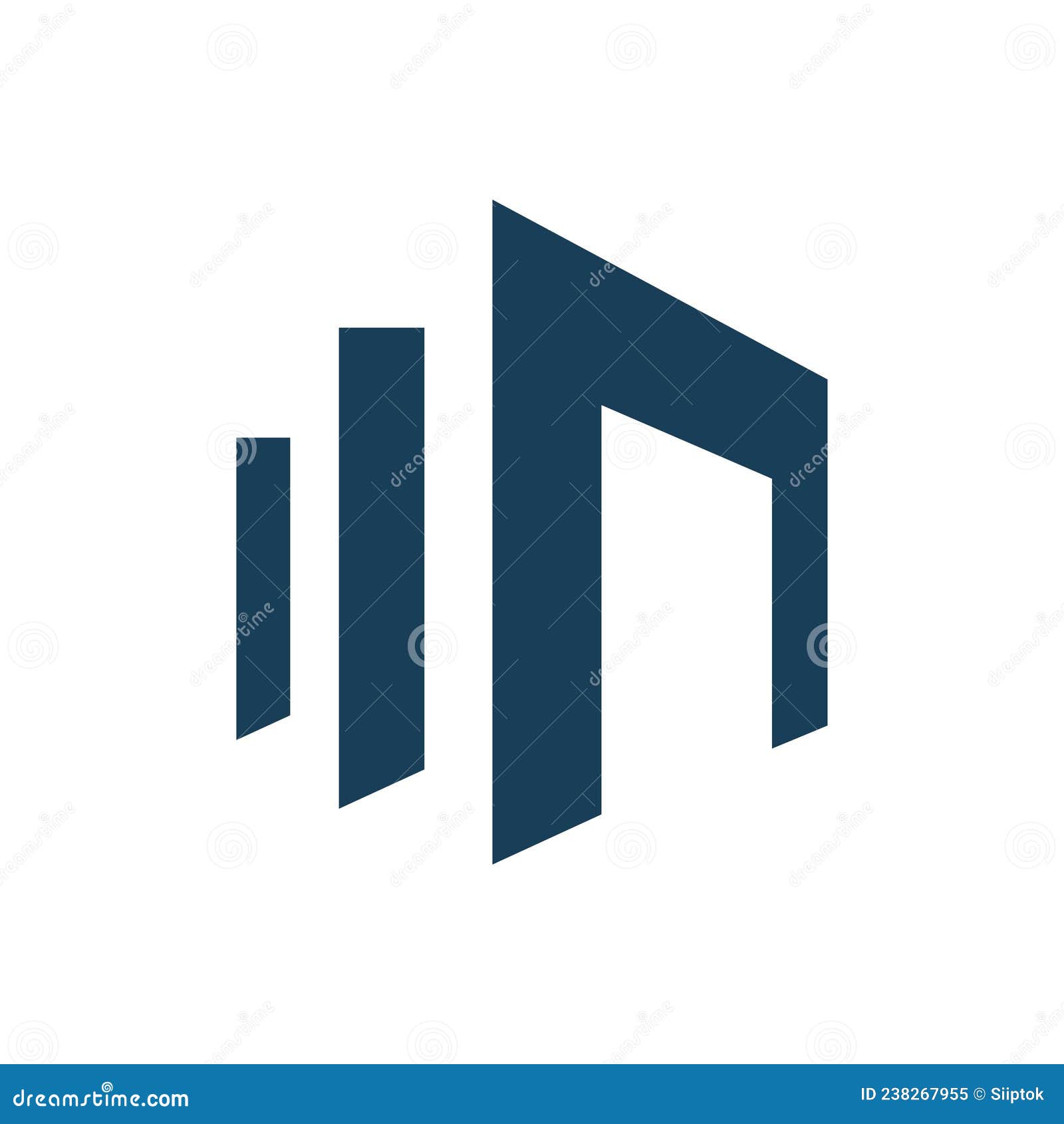 Building Stack Real Estate Logo Design Stock Vector - Illustration of ...