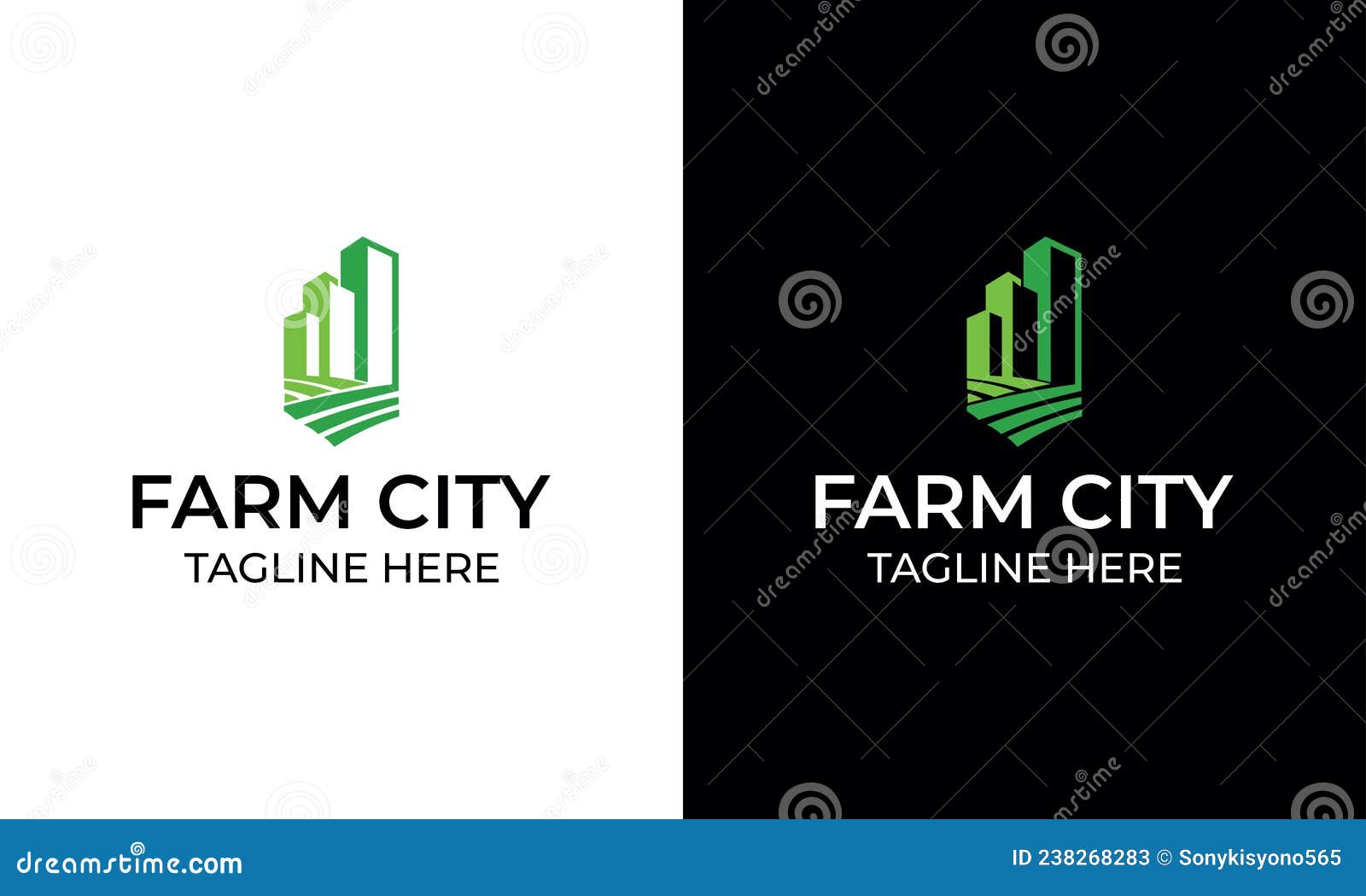 Farm Logo and Building Vector Stock Vector - Illustration of farming ...
