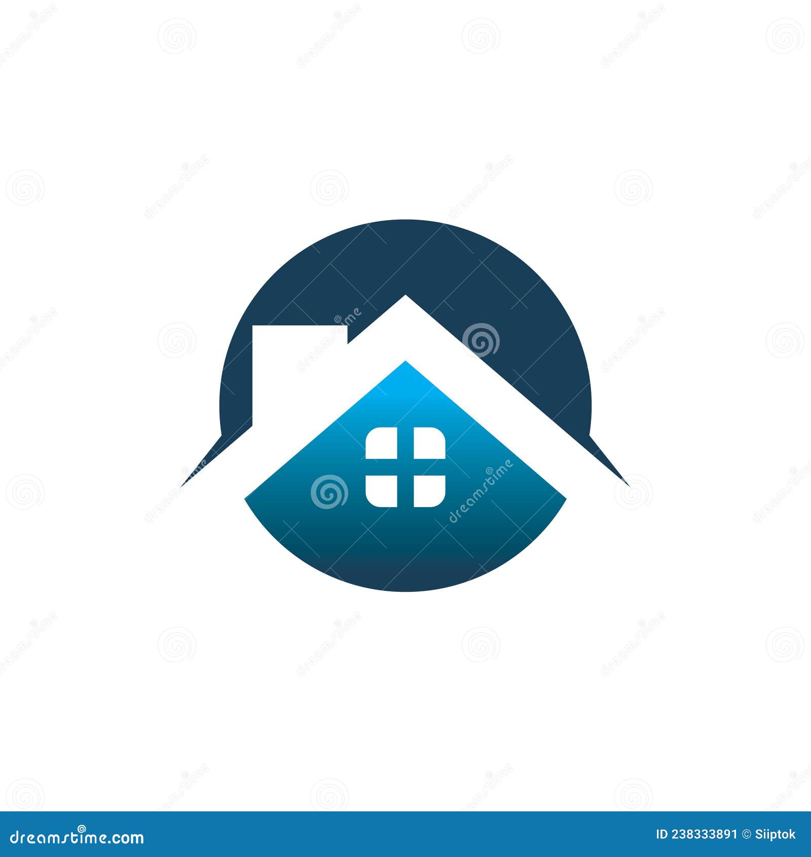 Circle Housing Building Logo Design Stock Vector - Illustration of idea ...