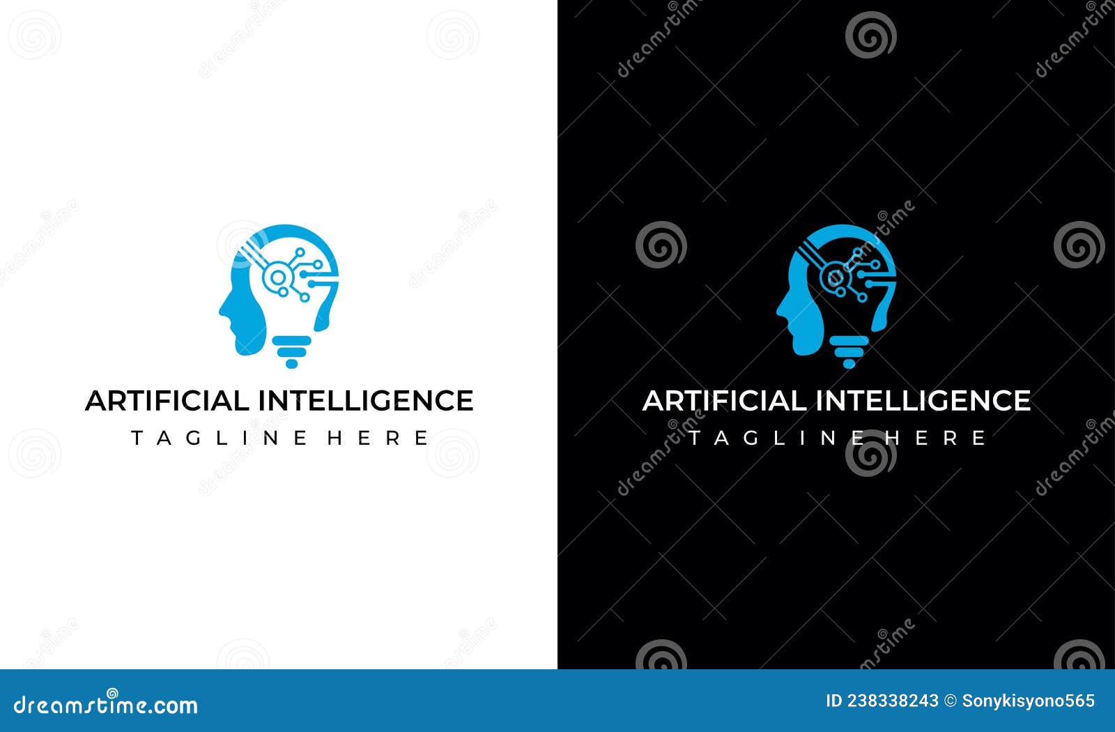Artifical Intelligence Logo Stock Vector - Illustration of logotype ...