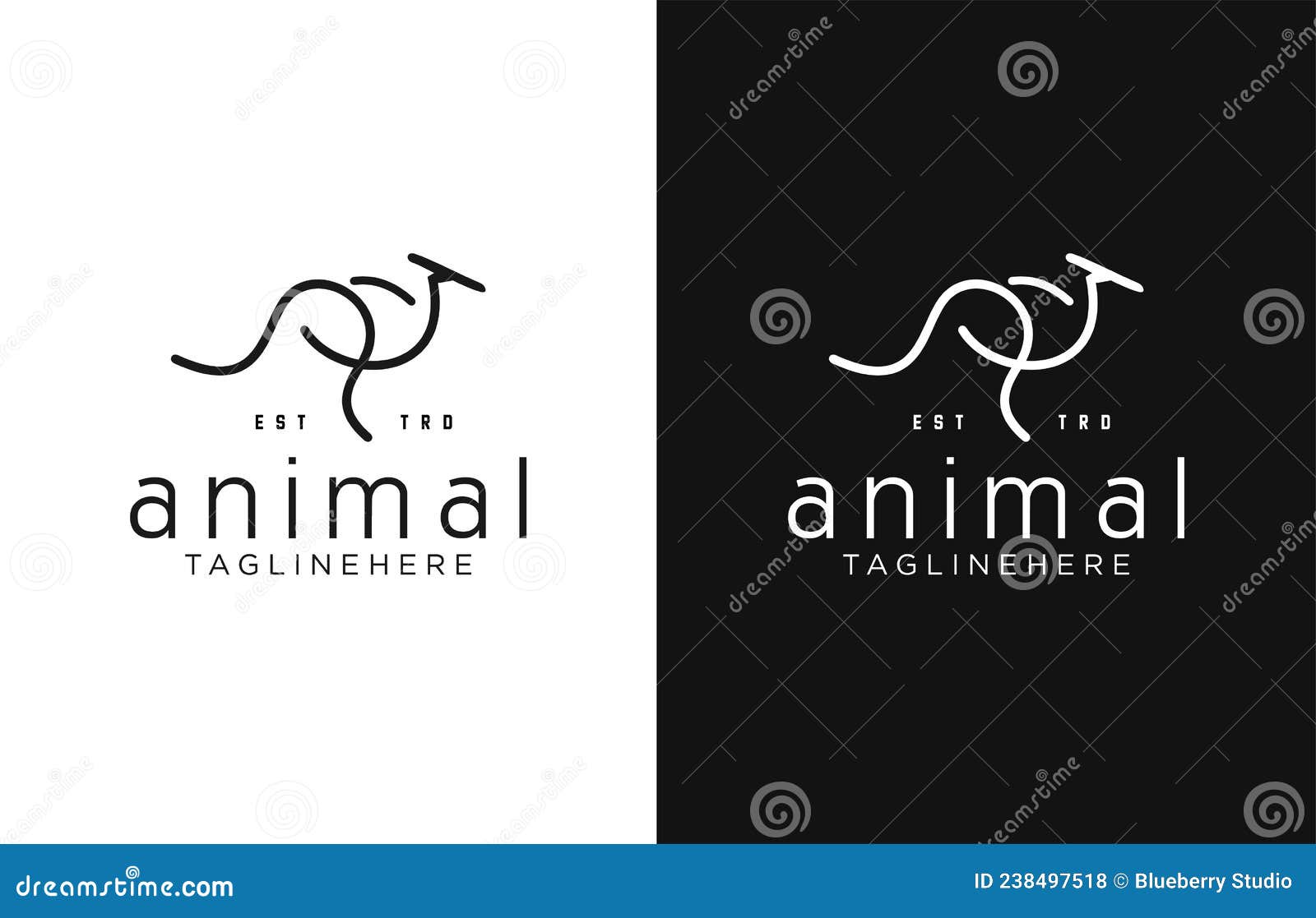 Kangaroo Wallaby Baby Winking Cute Vector Cartoon Character ...