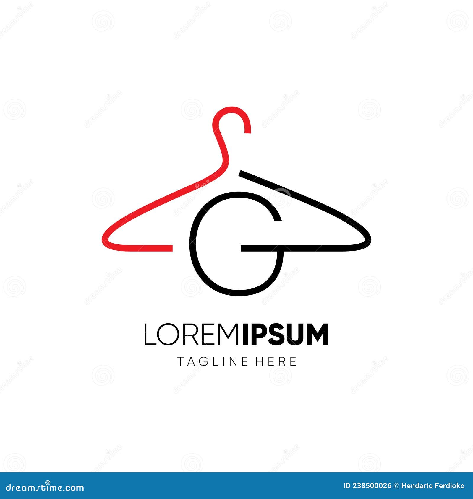 Initial Letter G Hanger Logo Design Vector Icon Graphic Stock Vector ...