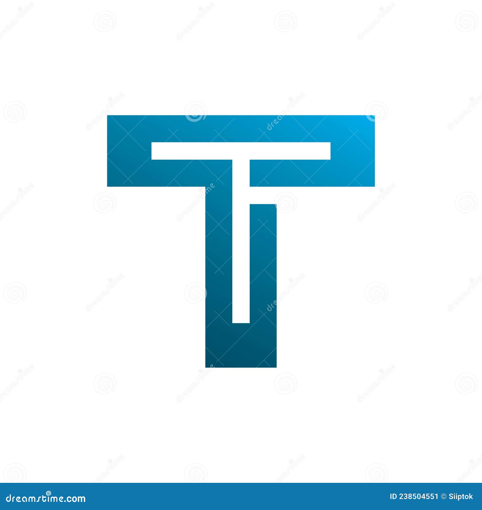 Square Initial T Letter Logo Design Stock Vector - Illustration of ...