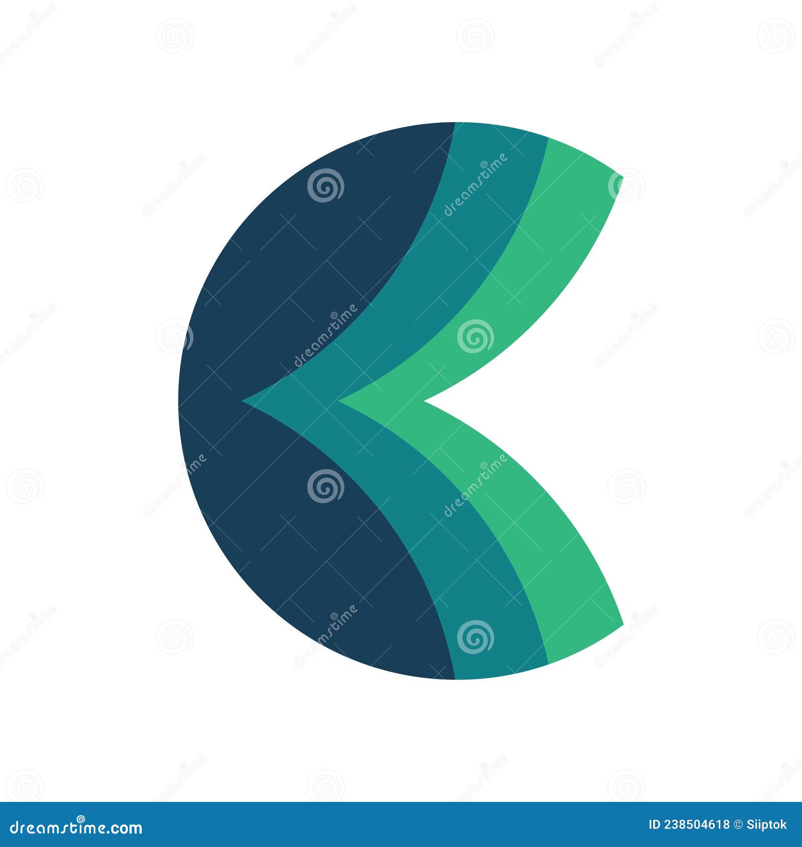 Circle C Letter Logo Design Stock Vector - Illustration of creative ...