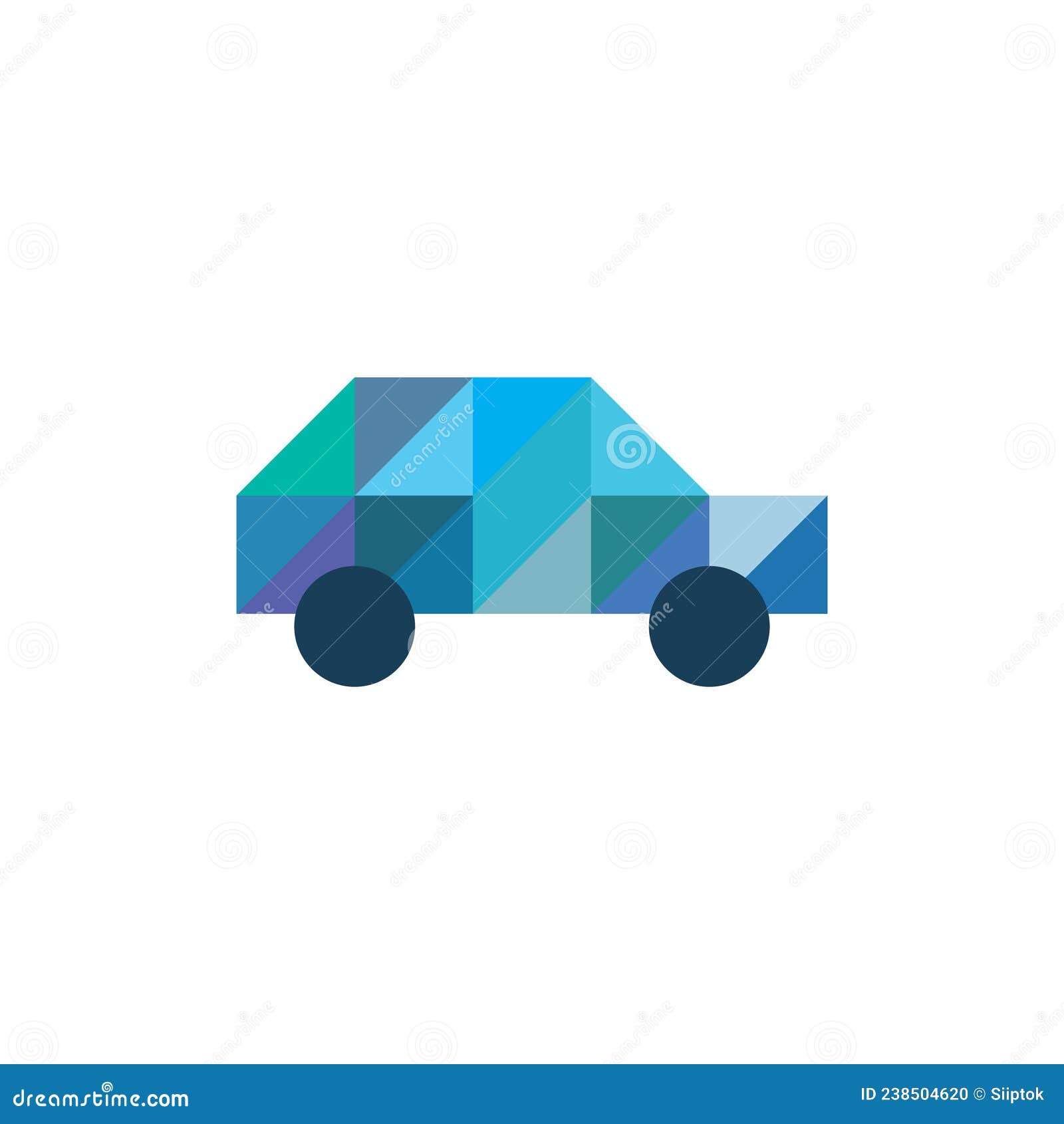 Blue Diamond Car Logo Design Stock Vector - Illustration of elegant ...