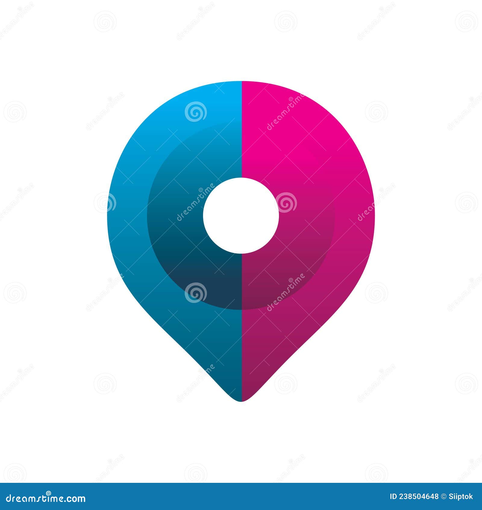 Full Color Point Logo Design Stock Vector - Illustration of gradient ...