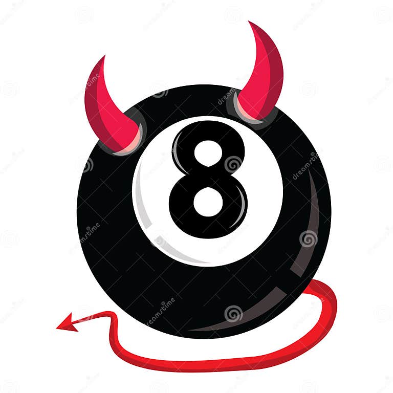 Eight ball logo vector stock vector. Illustration of eight - 238603633