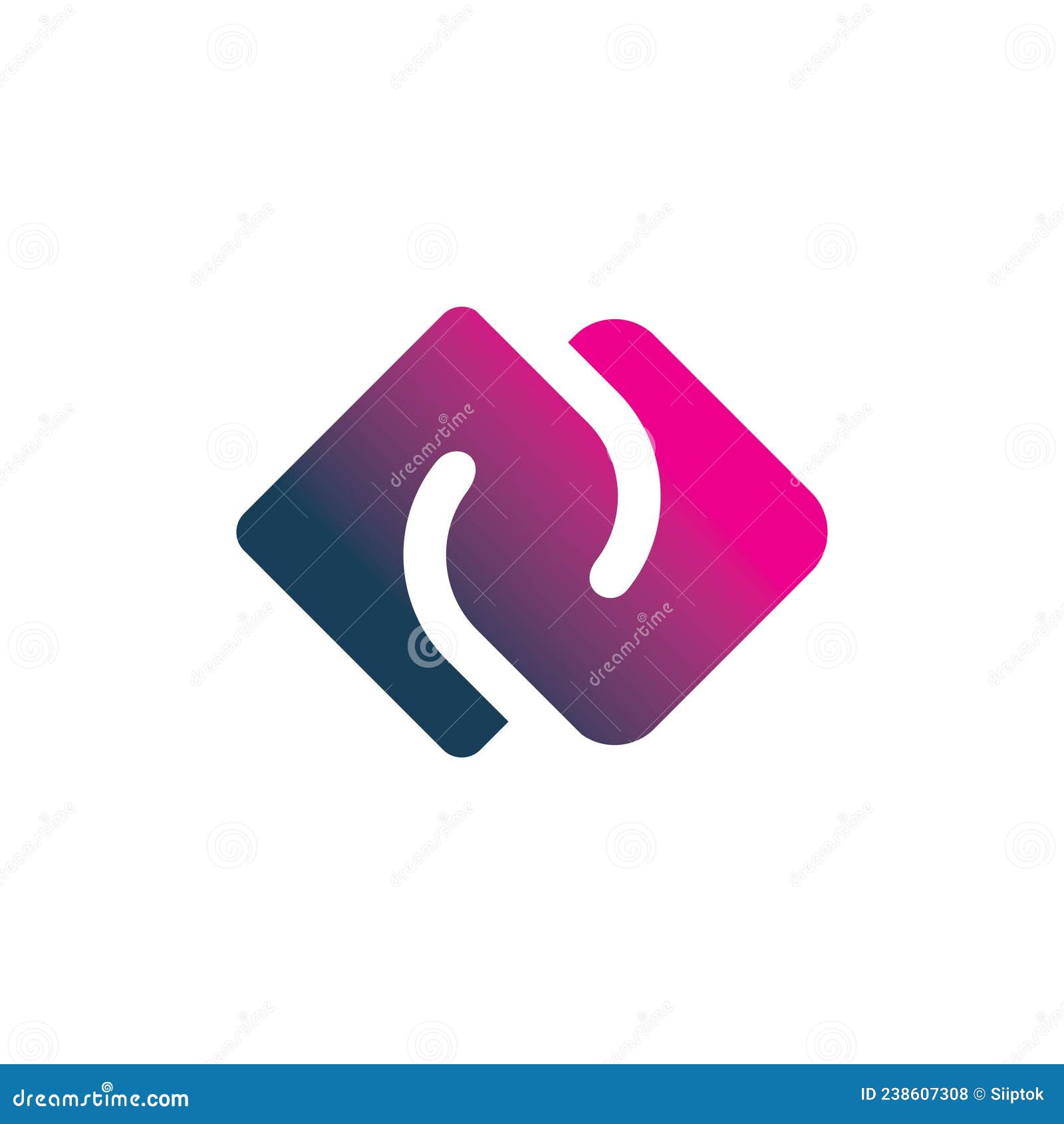 Infinity Diamond Color Shape Logo Design Stock Vector - Illustration of ...