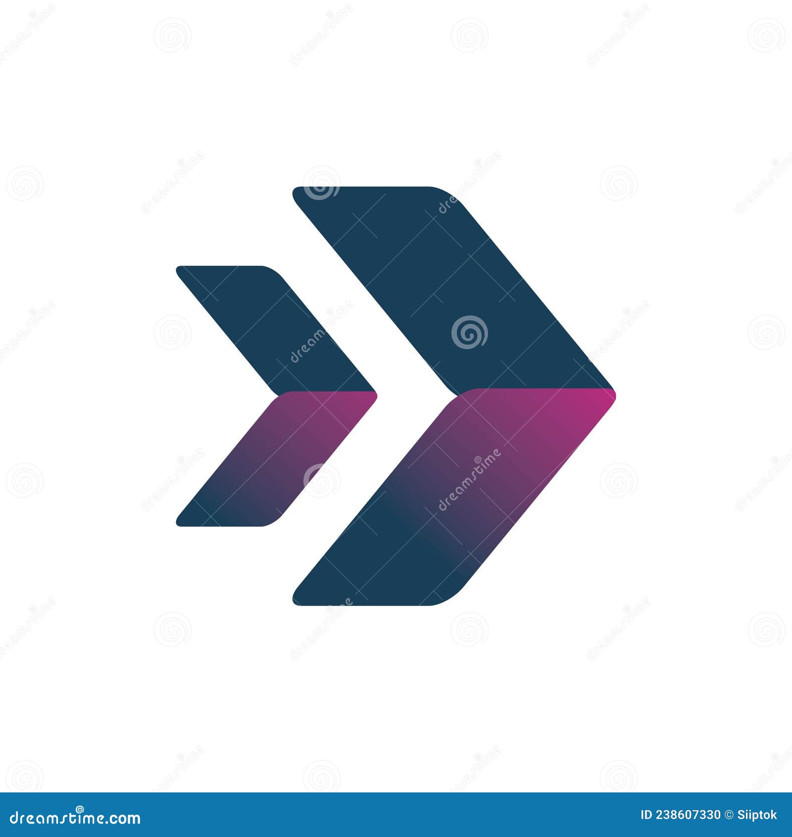 Double Arrow Rewind Logo Design Stock Vector - Illustration of double ...