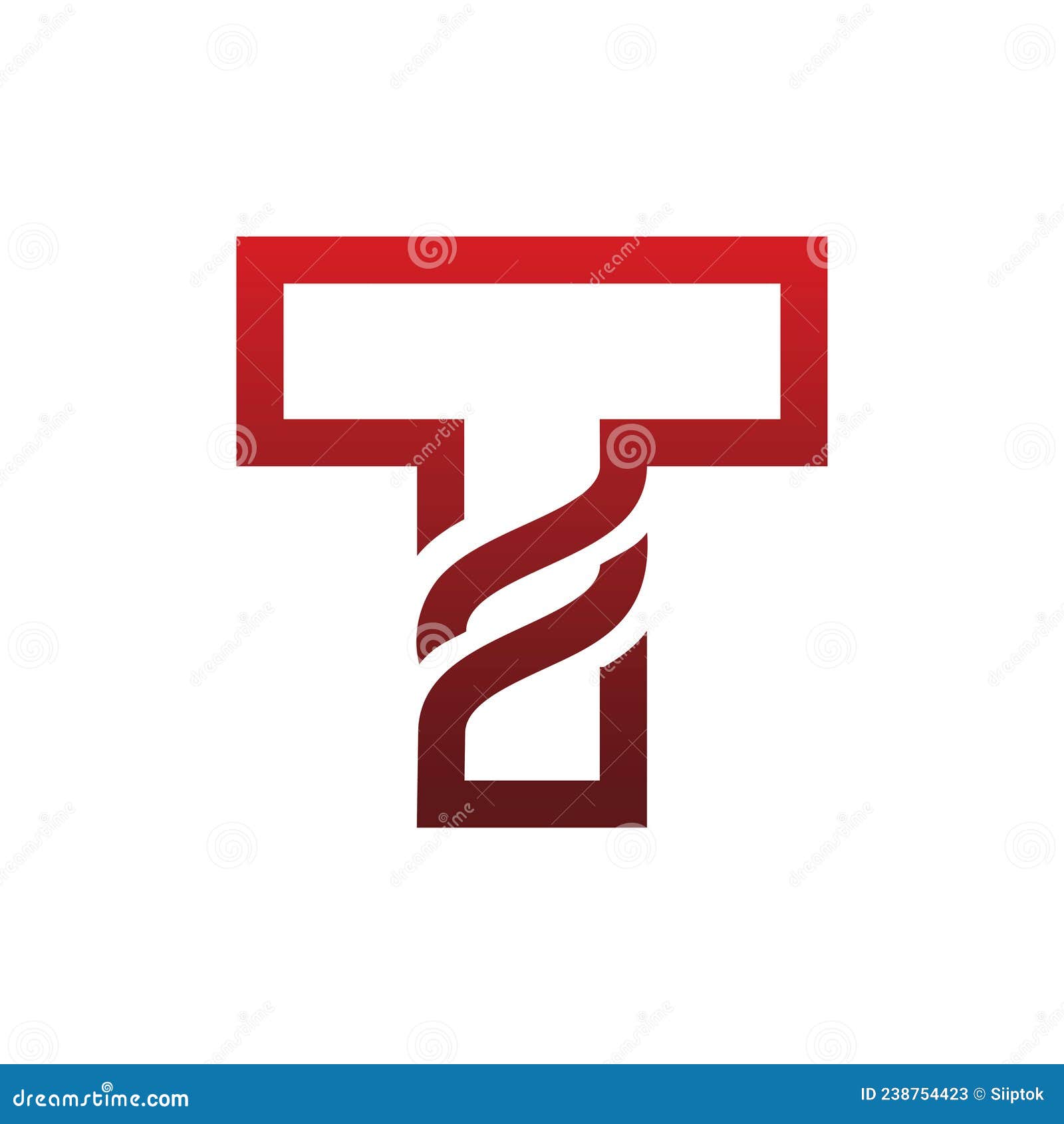 Initial T Letter Bolt Logo Design Stock Vector - Illustration of color ...